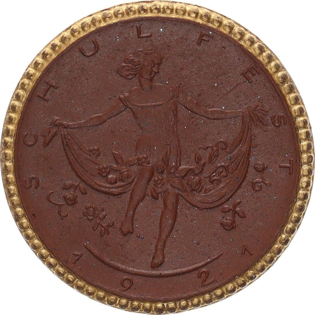 Niemcy, porcelanowe medale, MEISSEN - Höhere Mädchenschule ...