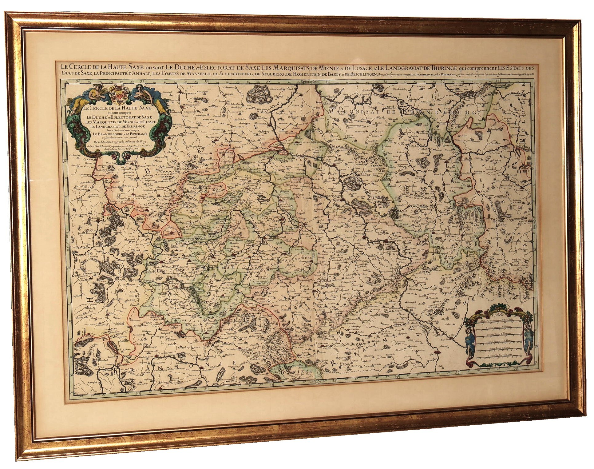 [Górna Saksonia, Łużyce] Le Cercle de La Haute Saxe Le Duche et ...