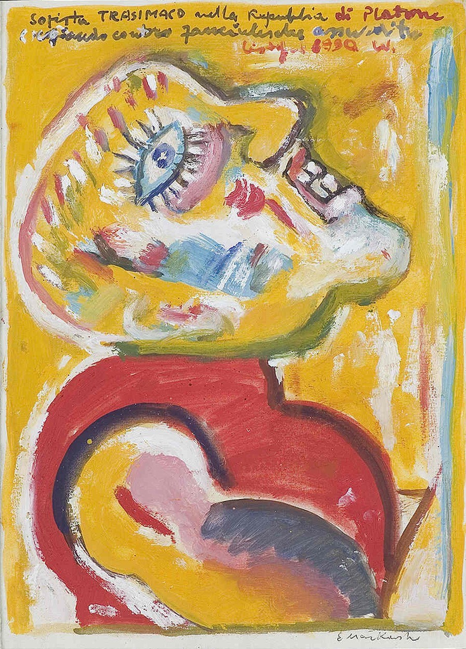 Eugeniusz Markowski, Sophista Trasimaco, 1990 - Aukcja internetowa ...