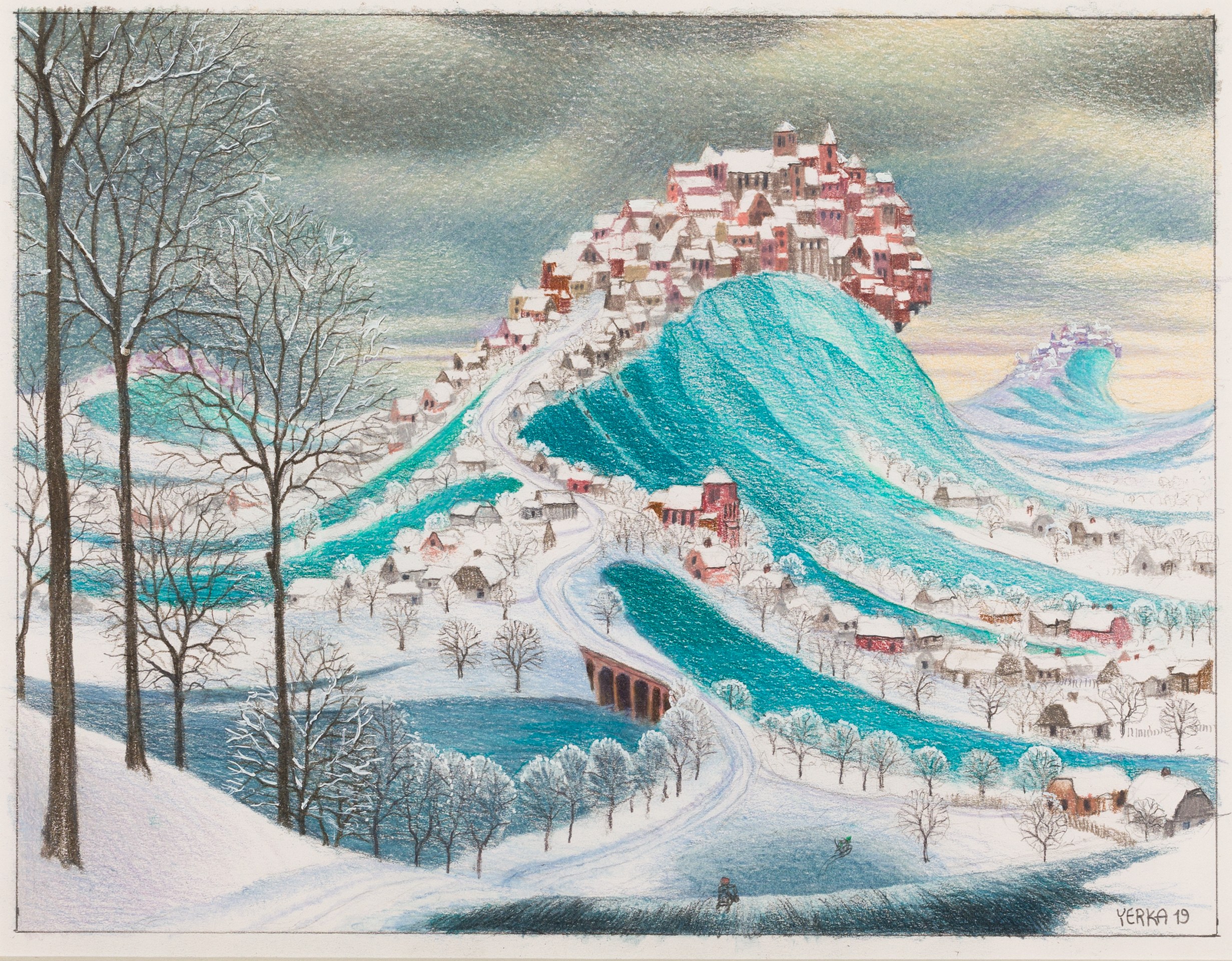 Jacek Yerka, Little Ice Age, 2019 - Online auction / Online bidding ...