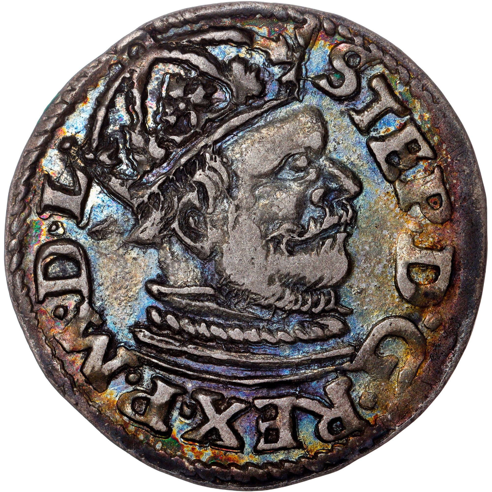 Polska - Stefan Batory. Trojak (3 grosze) 1584 Poznań - Aukcja ...