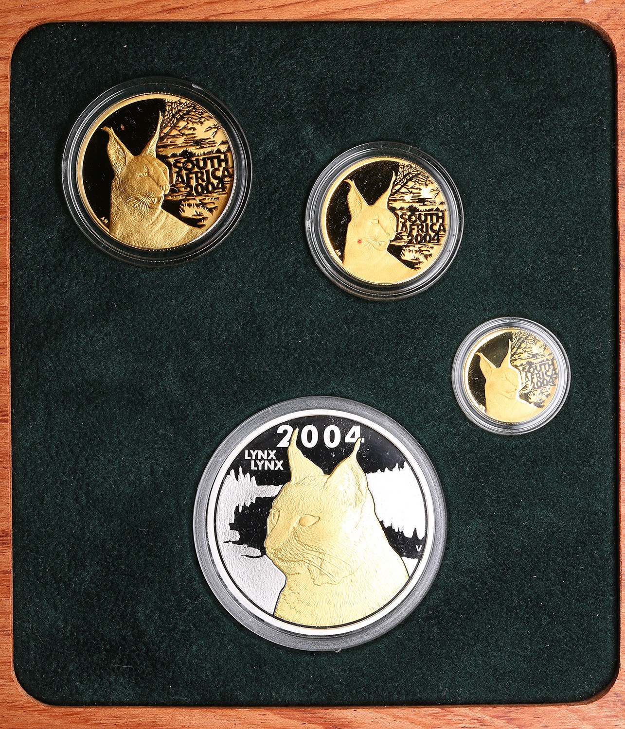 South Africa Natura Combination Set 2004 - The African Lynx, Caracal ...