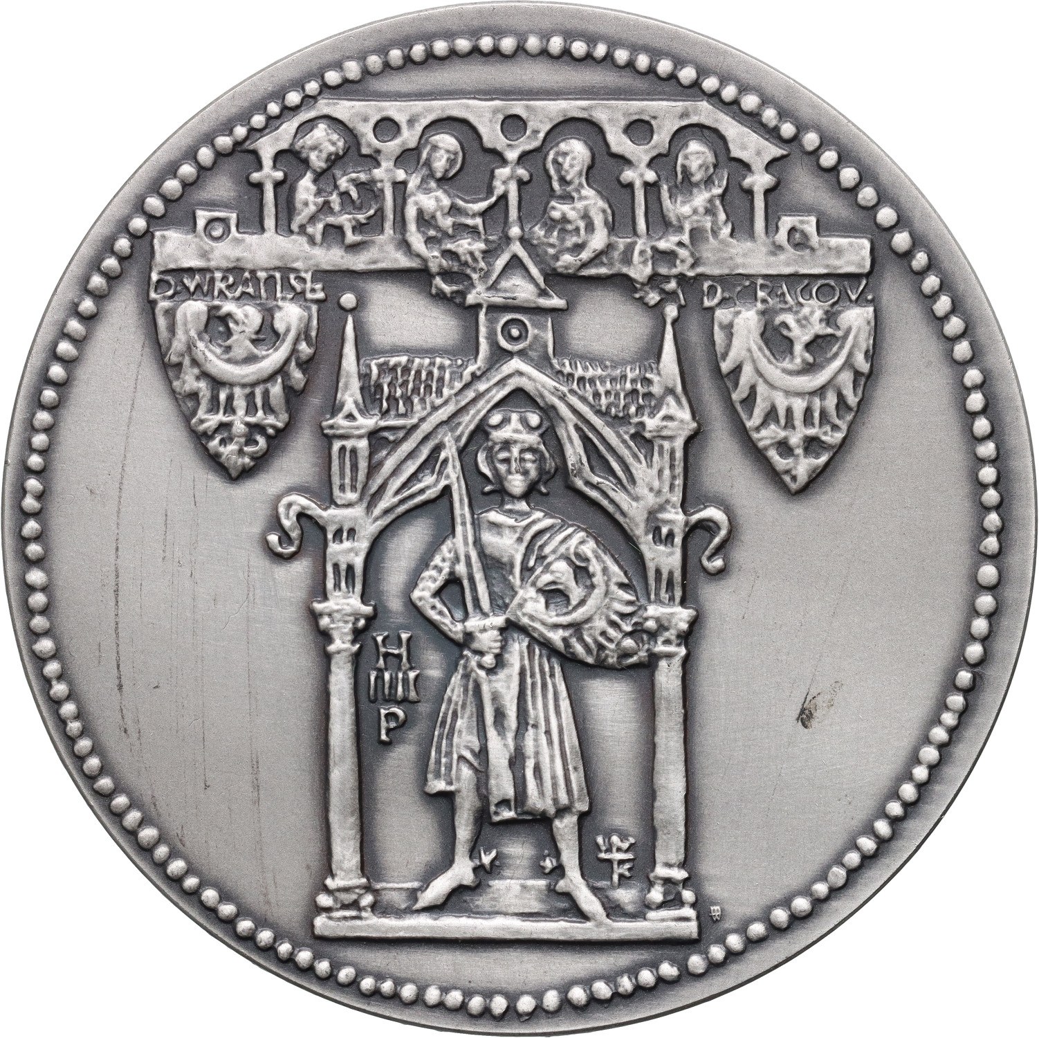 PRL, Seria królewska PTAiN, medal, Henryk IV Probus, SREBRO - Aukcja ...