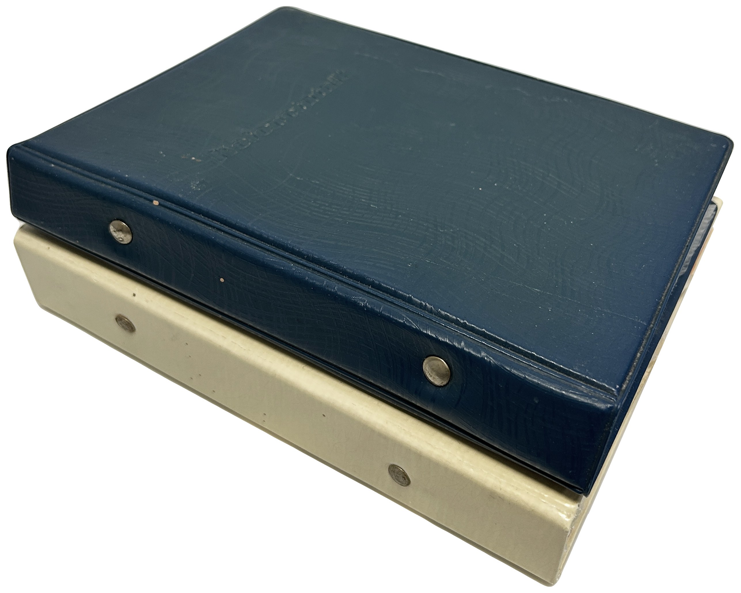 Set, Set of two binders with banknotes and coins (ca. 184 pcs ...
