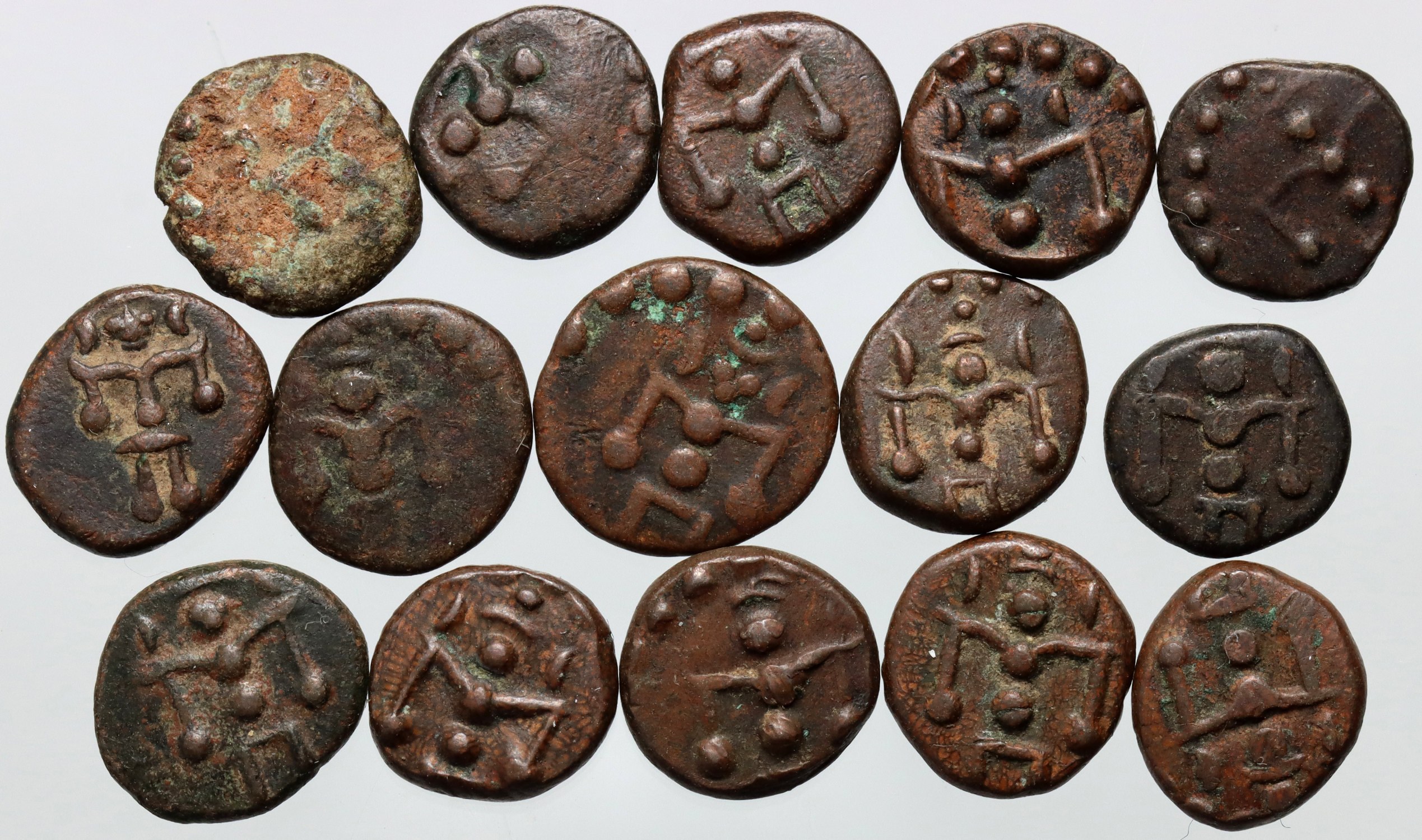 India, Travancore, coin set, (15 pieces) - Online auction / Online ...