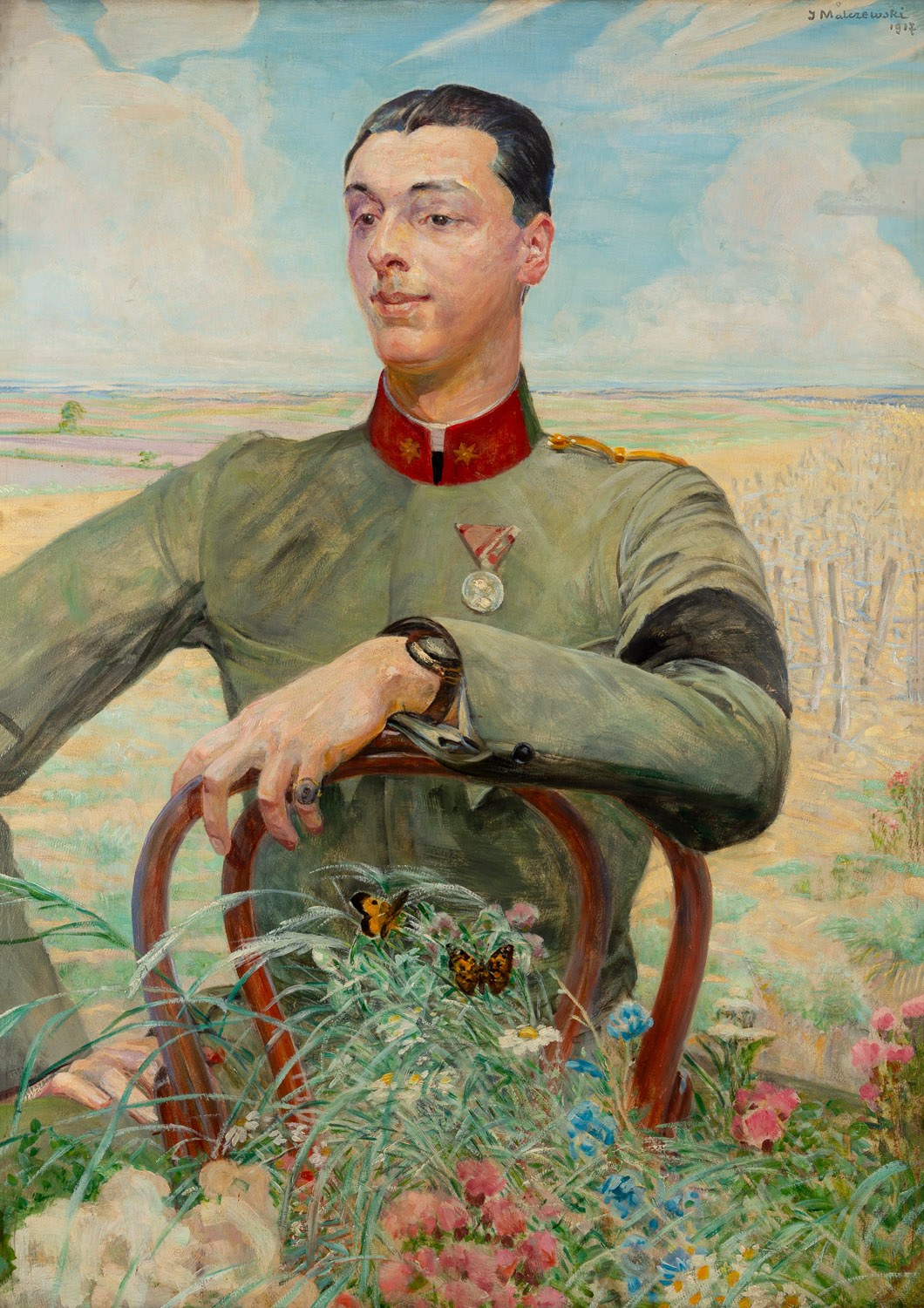 Jacek Malczewski (1854 Radom - 1929 Kraków), Portret Antoniego Goetz ...