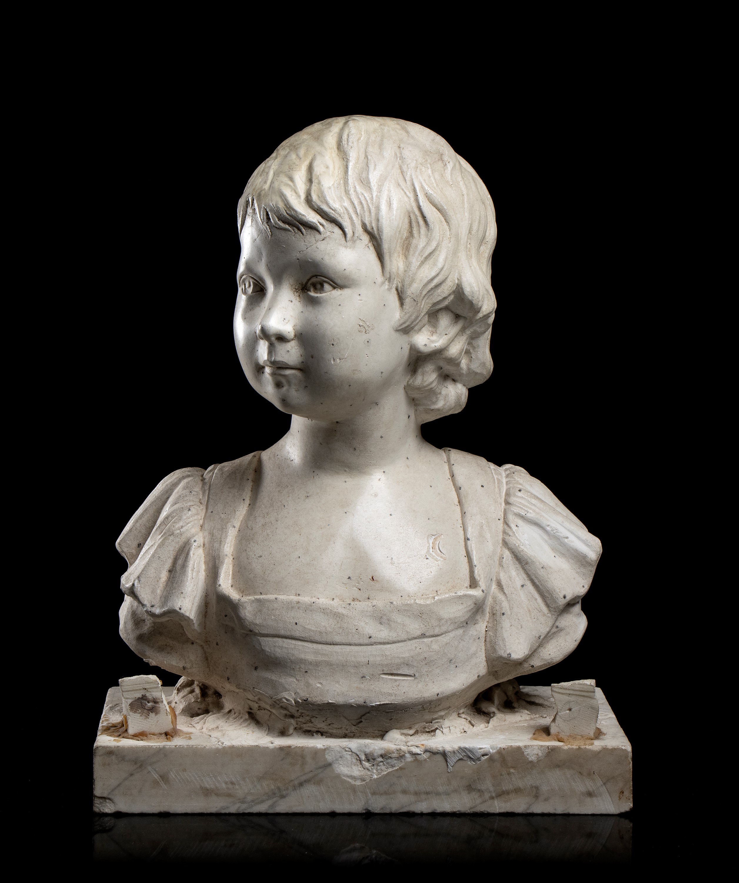 Jean Antoine Houdon (school of) (Versailles 1741-Paris 1828), Portrait ...