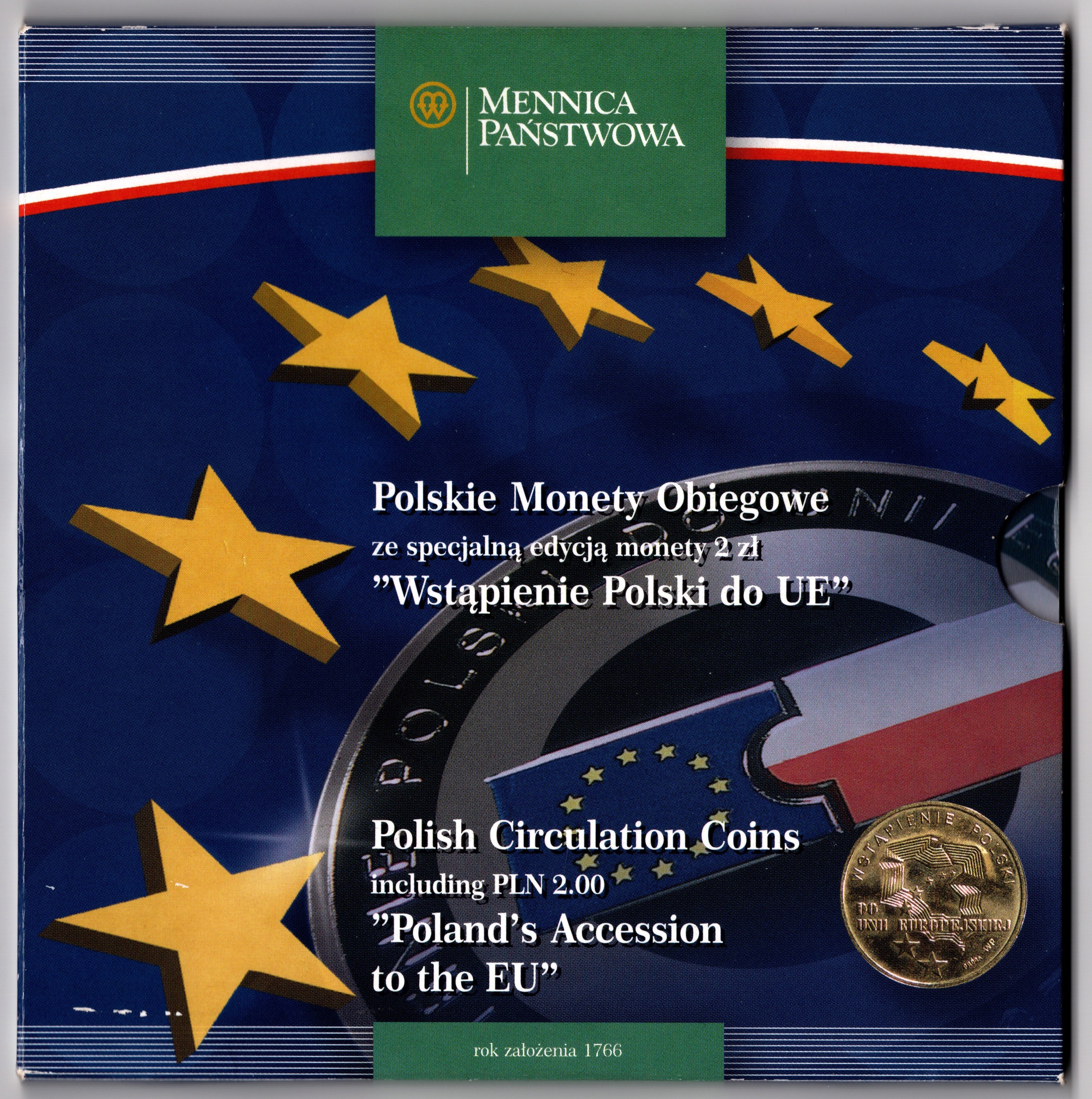 Polskie Monety Obiegowe (1995-2004) - Wstąpienie Polski do UE - Aukcja ...