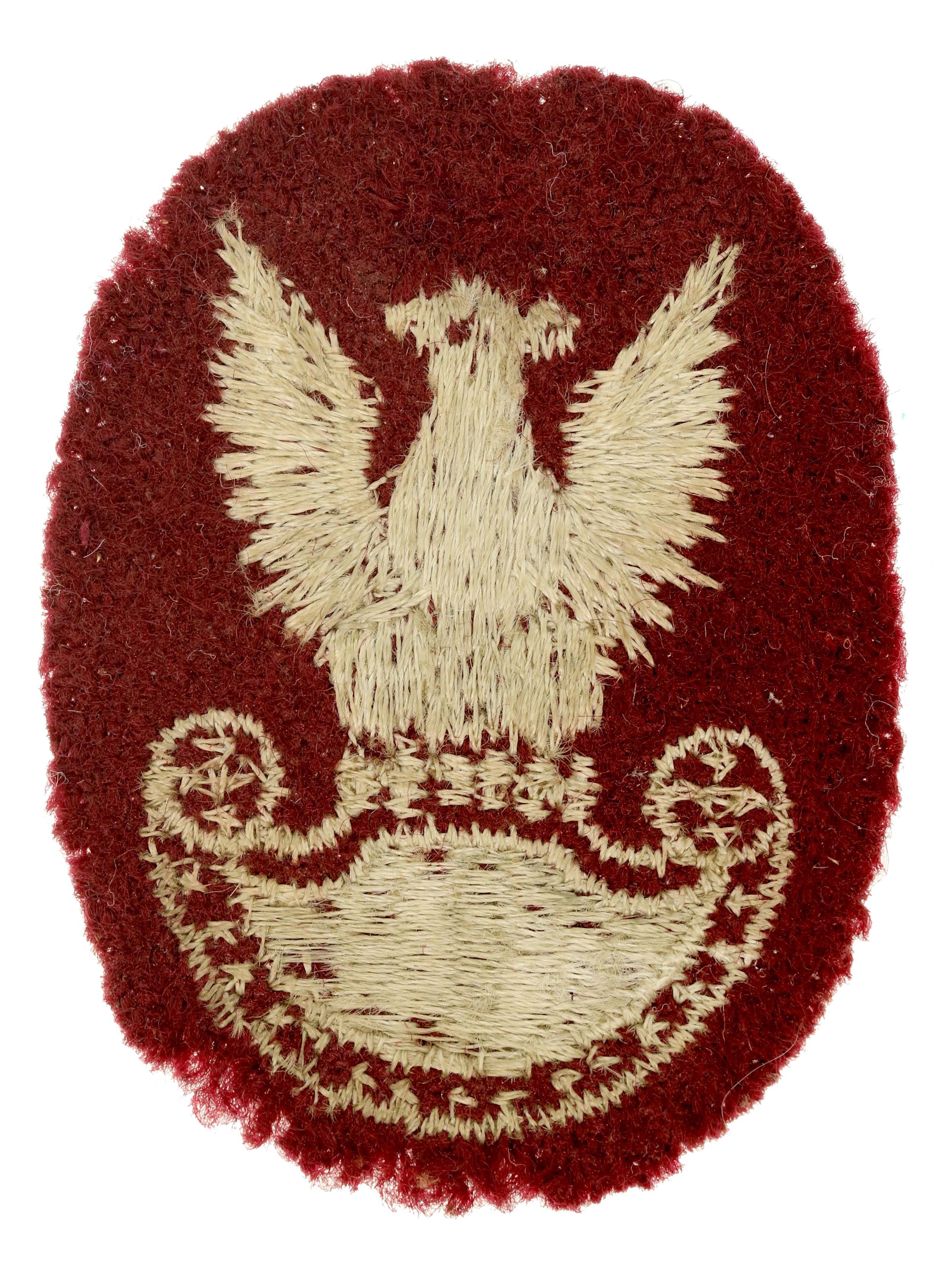 PRL, Orzeł żołnierski na beret wojsk powietrznodesantowych, l. 60. XX w ...