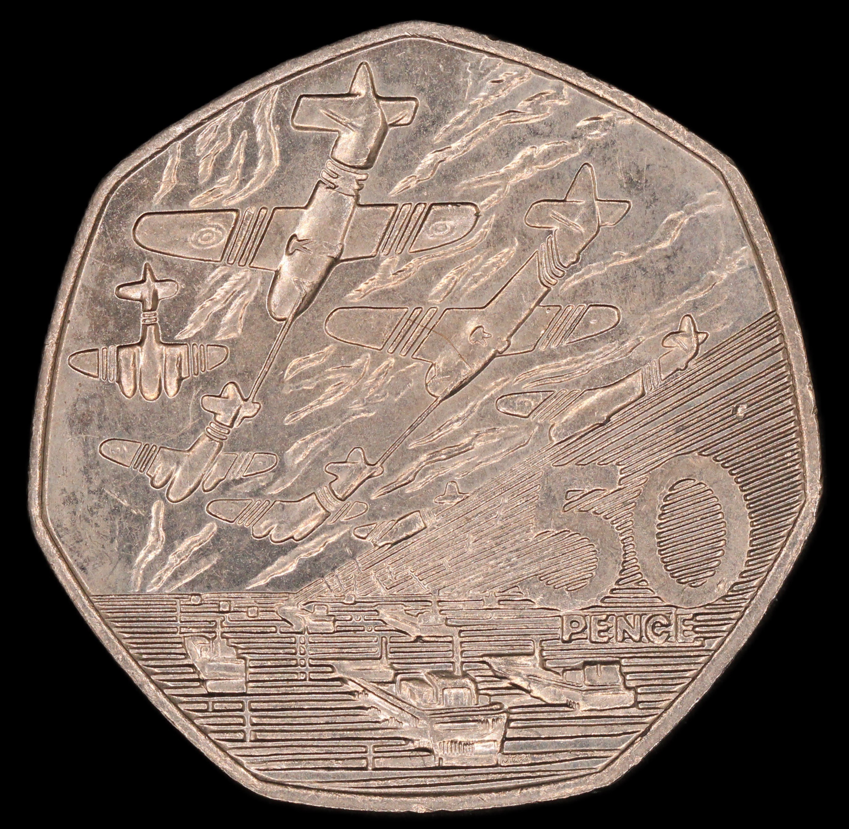 Wielka Brytania. 50 Pence 1994 D Day - Aukcja internetowa / Licytacja ...