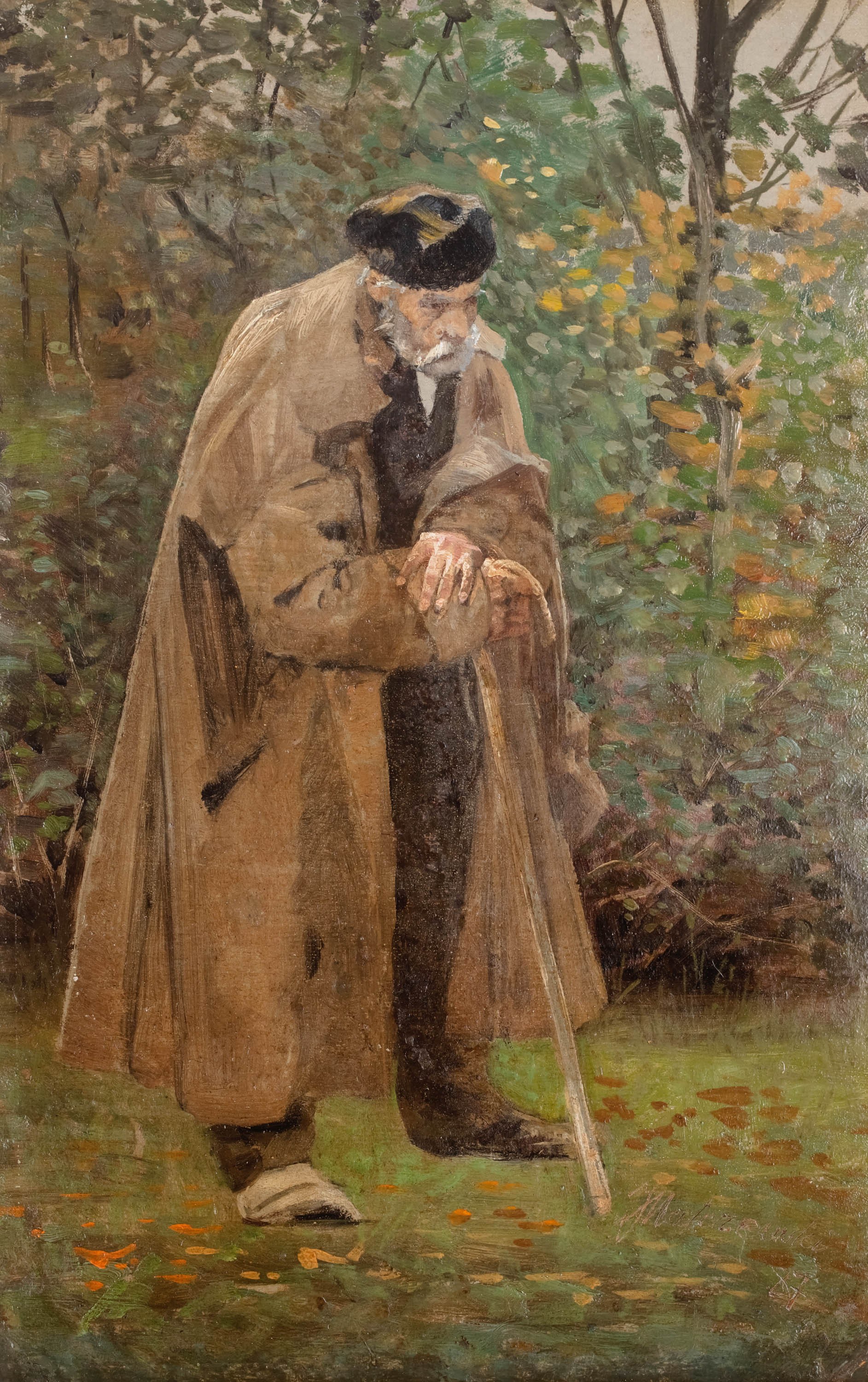 Jacek Malczewski (1854 Radom - 1929 Kraków), Weteran, 1887 - Aukcja ...