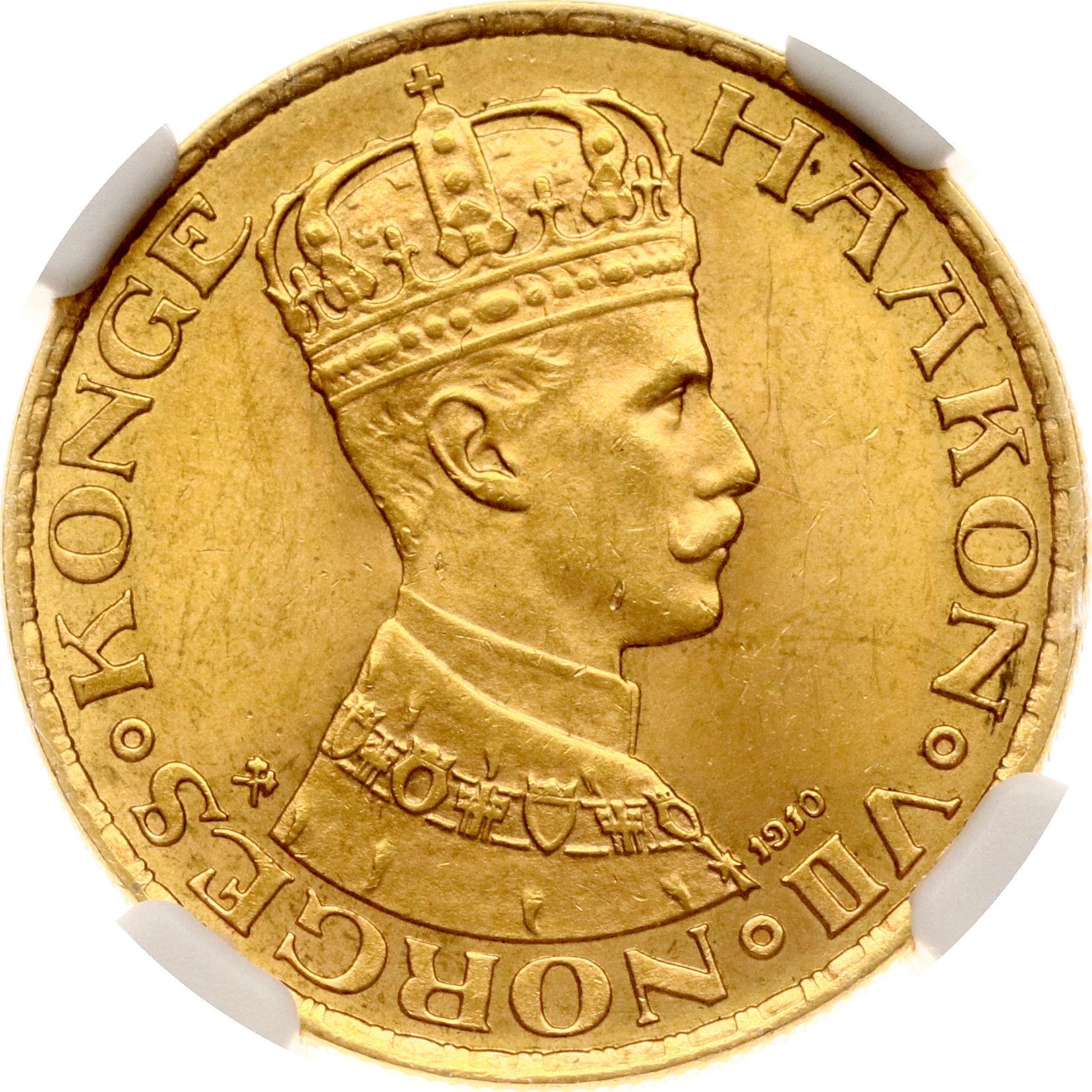 Norwegia 20 koron 1910 NGC MS 63+ - Aukcja internetowa / Licytacja ...