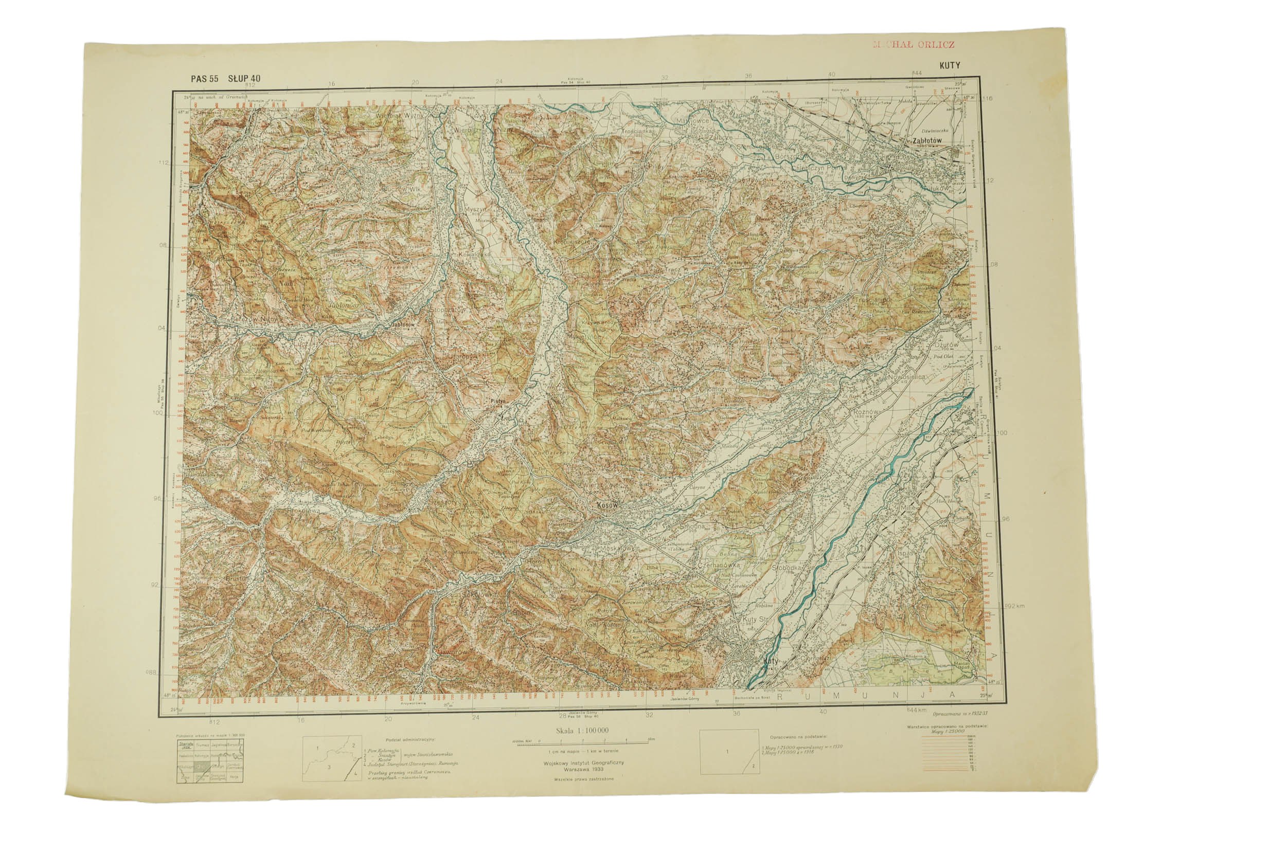 Kuty PAS 55 SŁUP 40 , WIG Warszawa 1933r. - Aukcja internetowa ...