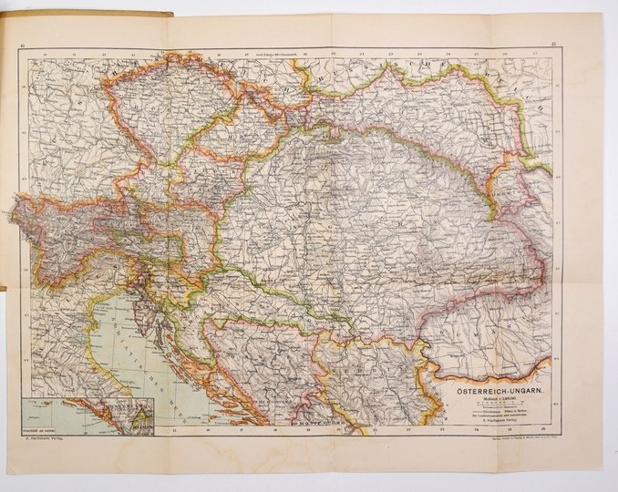 [AUSTRO-WĘGRY, EUROPA]. Karte von Europa [...]. Beilage: Österreich ...
