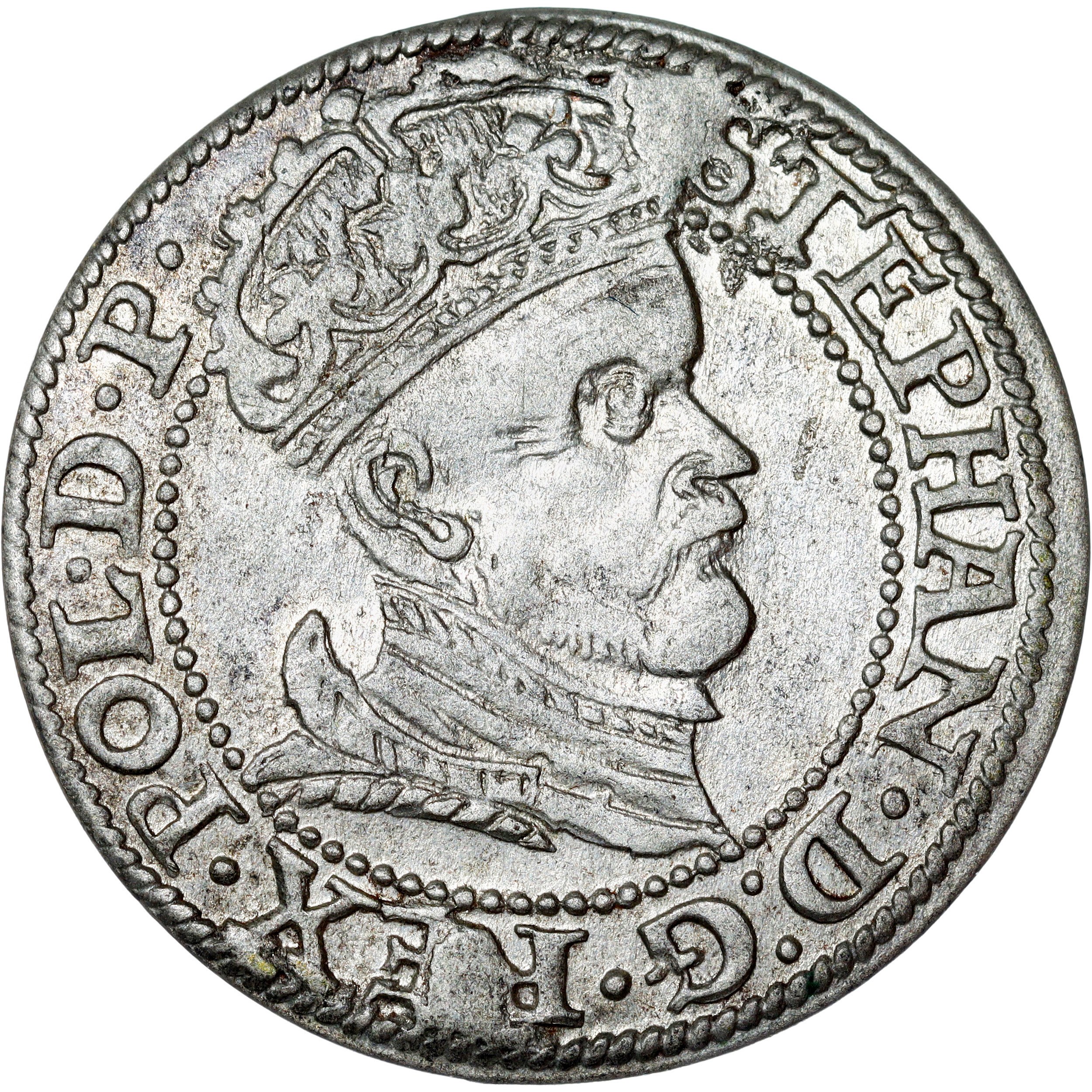 Polska - Stefan Batory. Trojak (3 grosze) 1578 Gdańsk - Aukcja ...