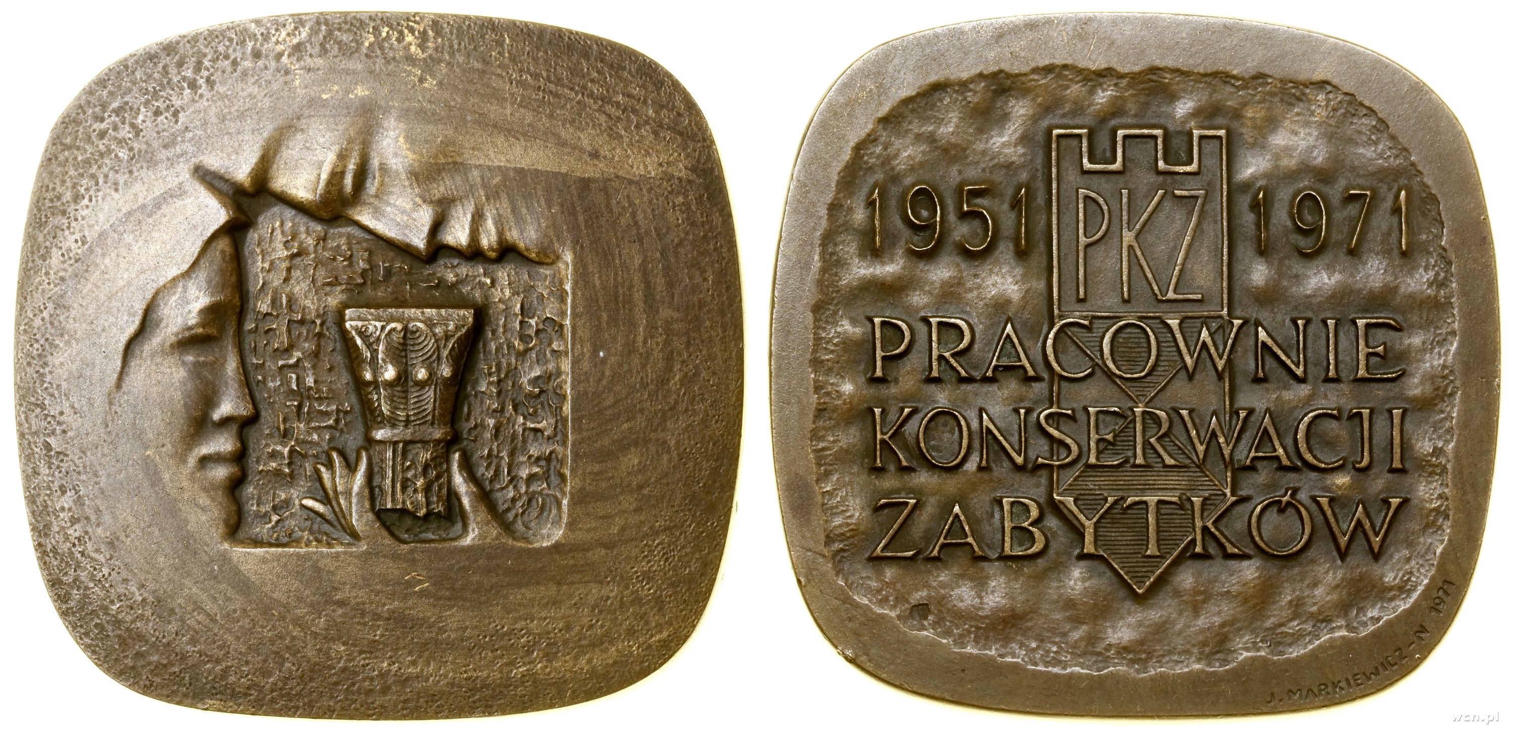 Polska, Pracownie Konserwacji Zabytków, 1971, Warszawa - Aukcja internetowa / Licytacja online ...