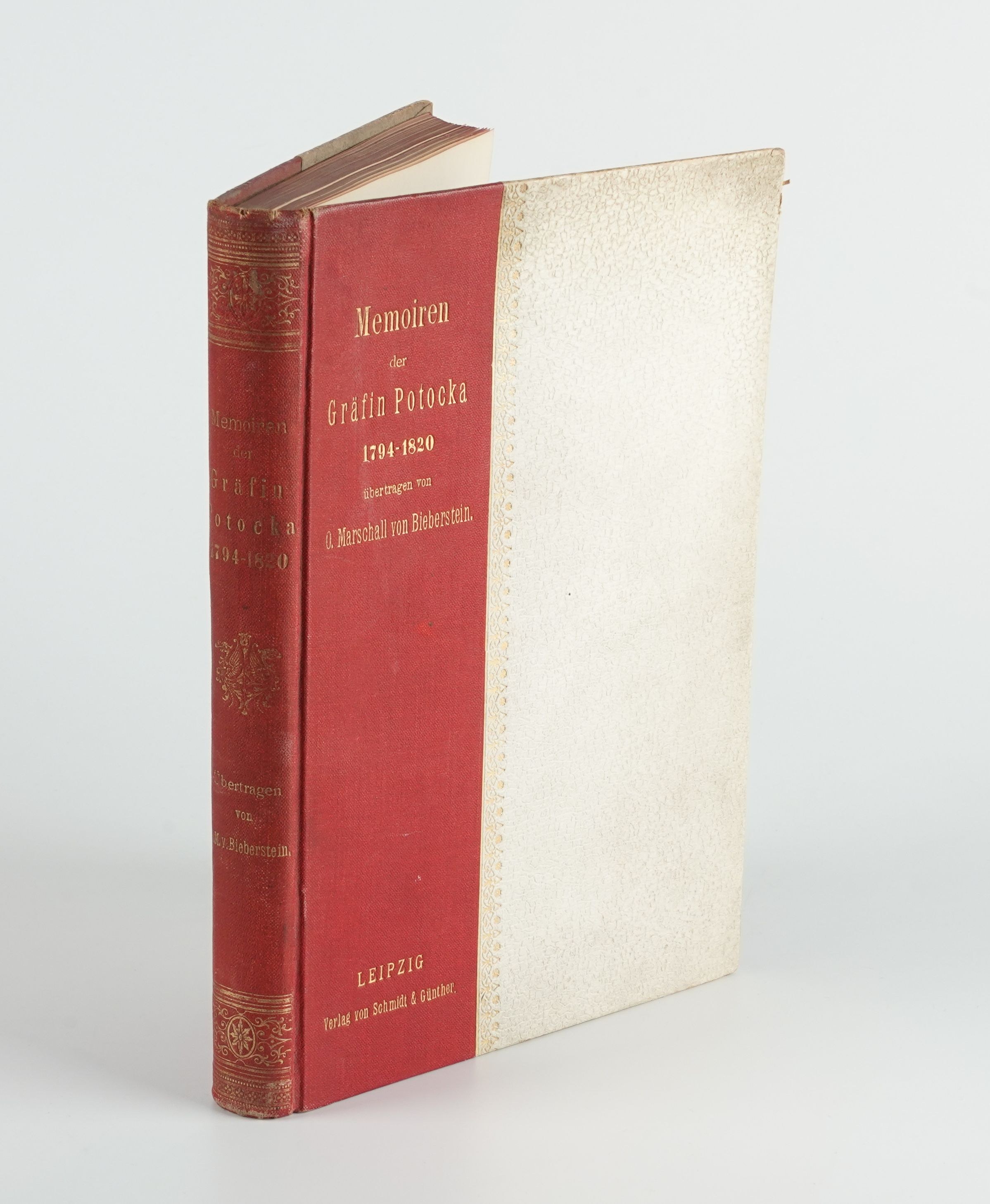 POTOCKA Anna - Die Memoiren der Gräfin Potocka 1794-1820 [Lipsk 1899 ...