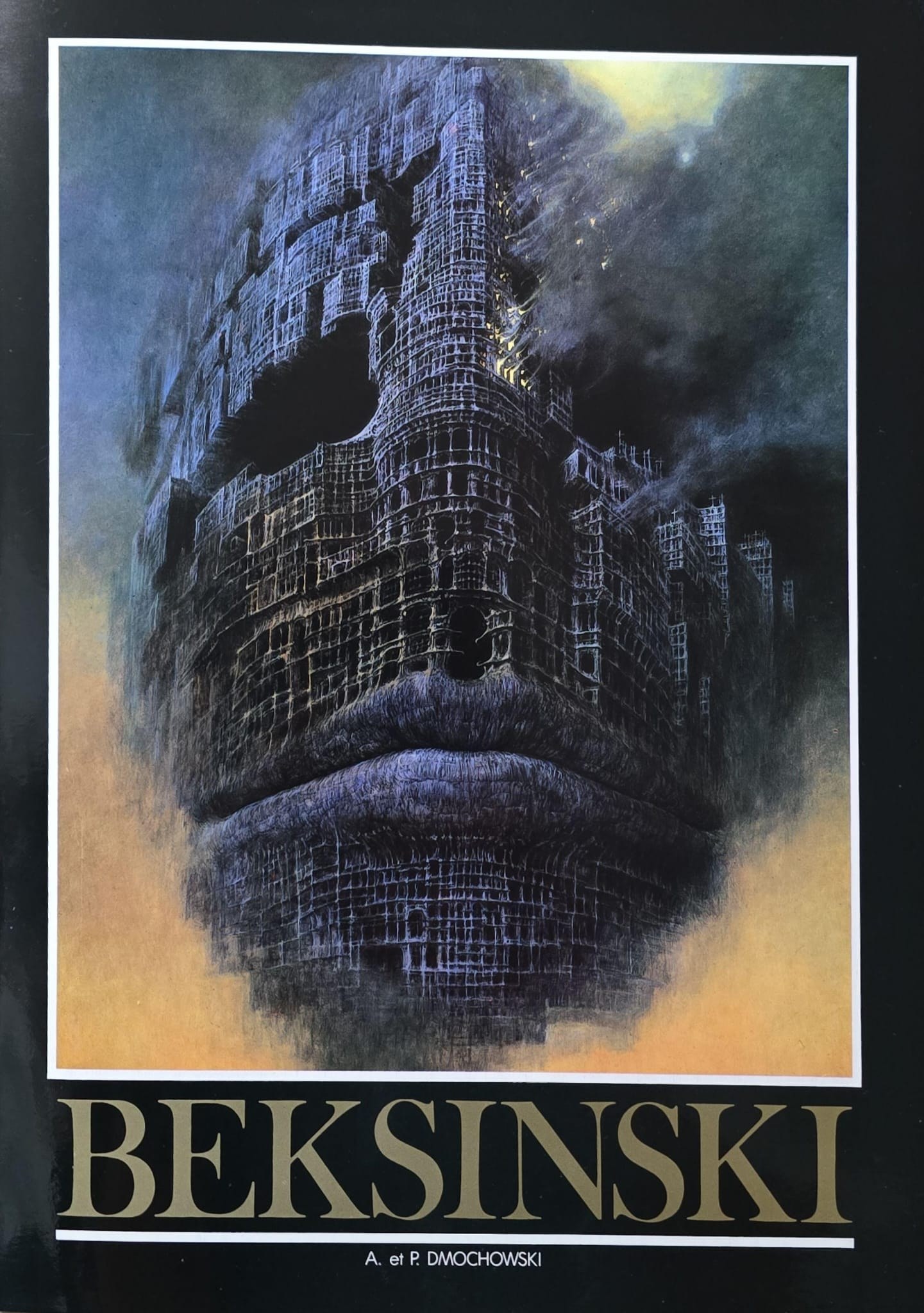 Folder promoting the book "Beksinski" by Piotr Dmochowski / Zdzislaw ...