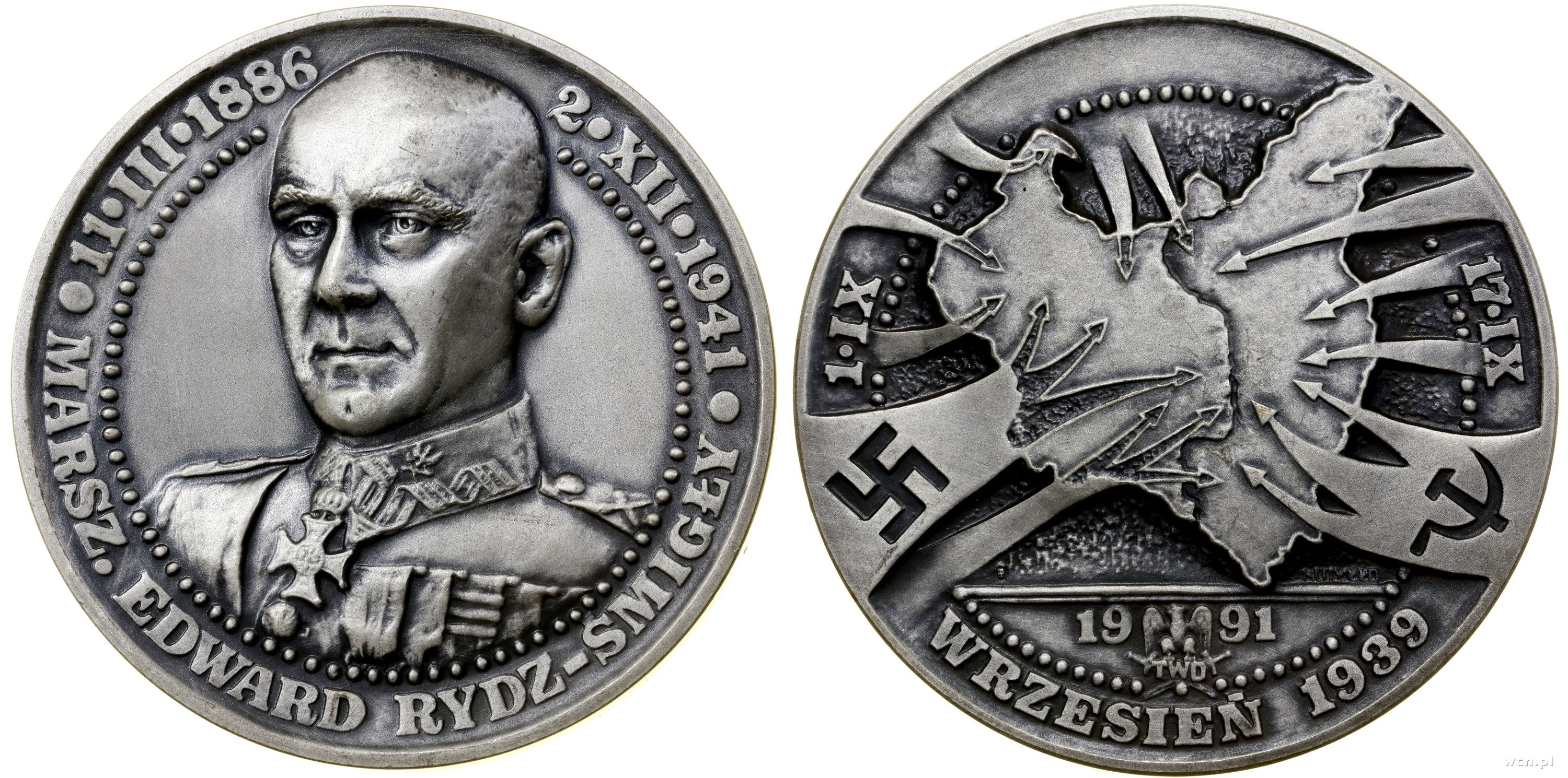Polska, Marszałek Edward Rydz-Śmigły - Wrzesień 1939, 1991, Warszawa ...