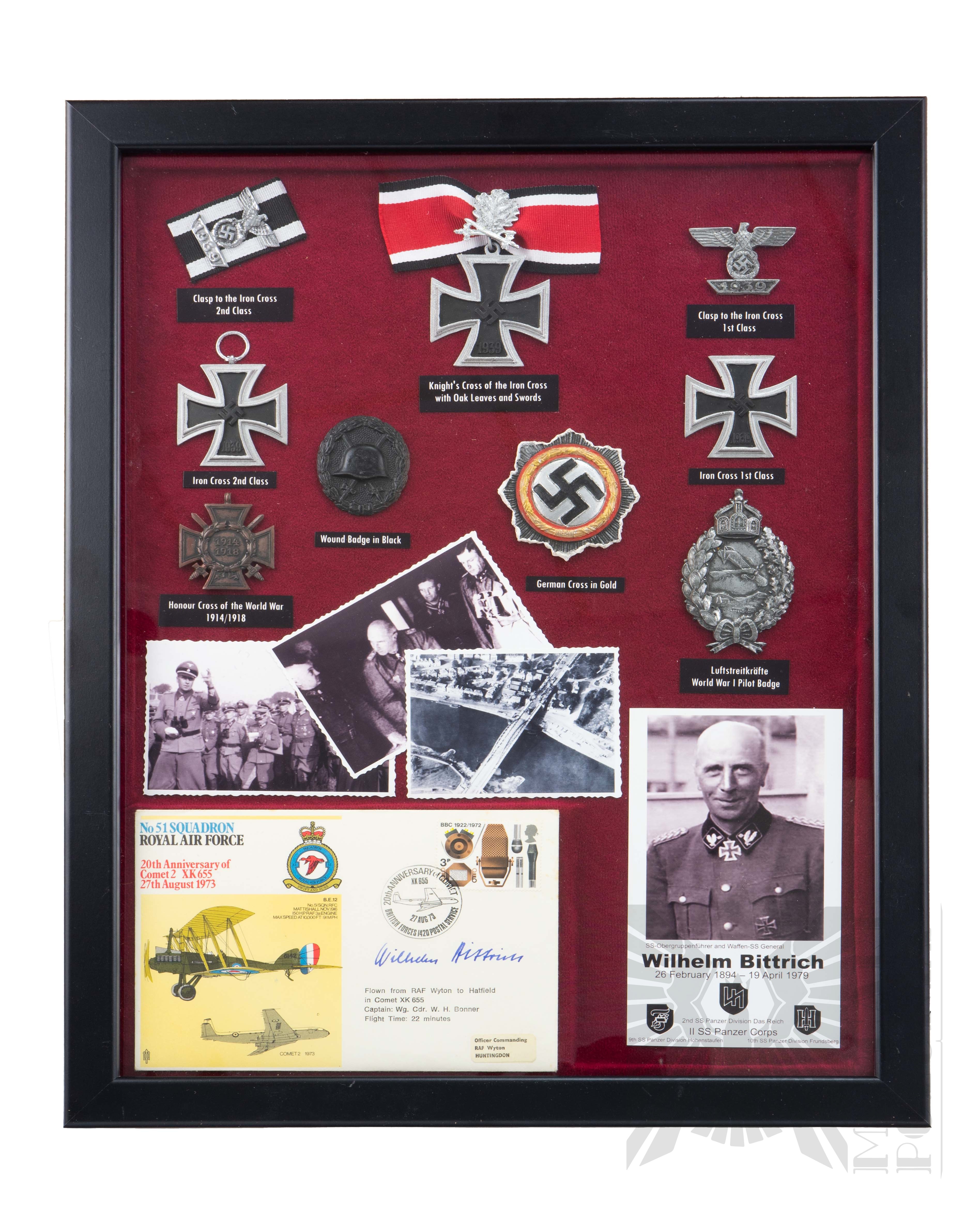 2 WŚ / III Rzesza Niemiecka Podpis SS Obergruppenfuhrer i Generał ...