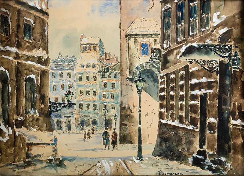 Jan Rembowski (1879 Wawrzyszew – 1923 Warszawa) Stare Miasto w ...
