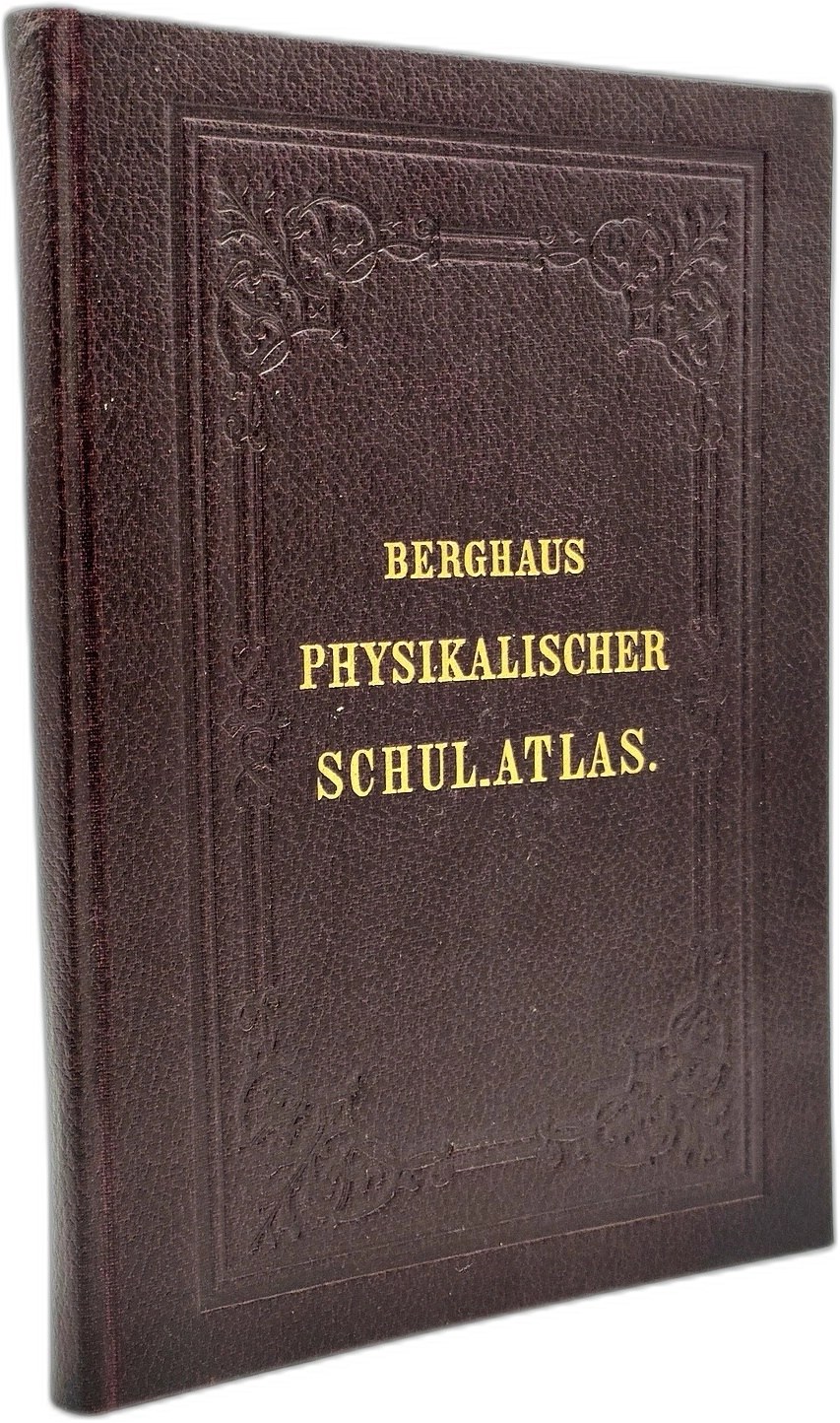 Atlas Geograficzny - Berghaus' Physikalischer Schul Atlas, Gotha 1850 ...