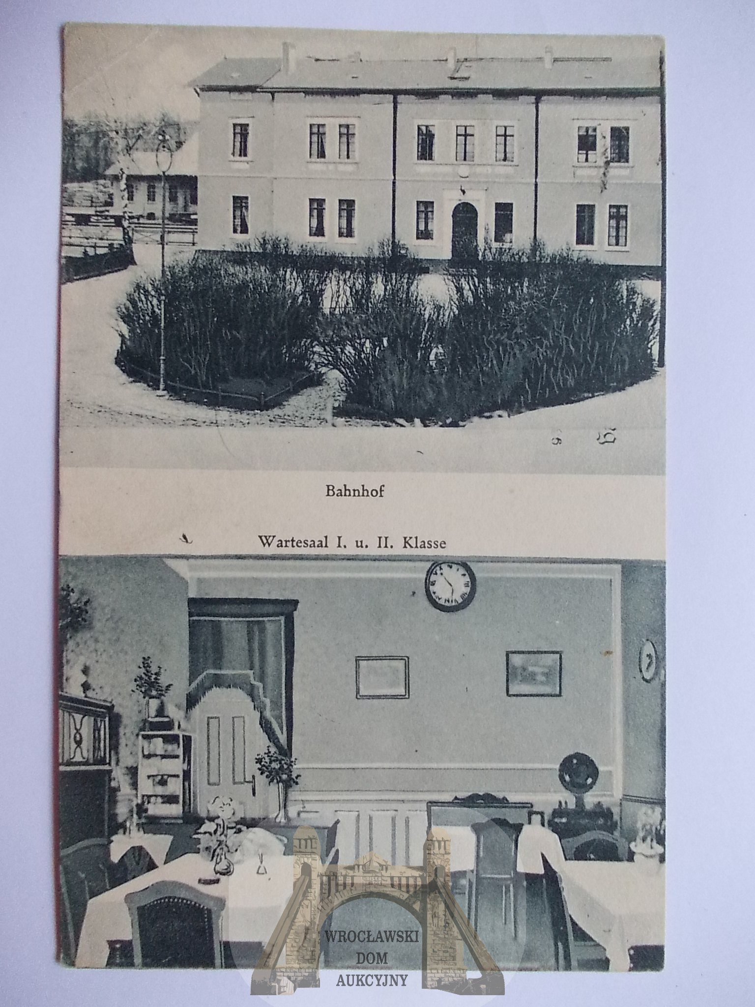 Dobiegniew, Woldenberg, dworzec, poczekalnia I i II klasy, ok. 1930 ...