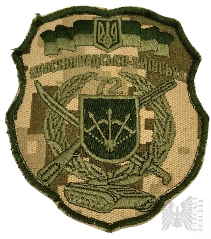 Ukrainian patch -72nd Black Zaporizhzhia Independent Mechanized Brigade ...