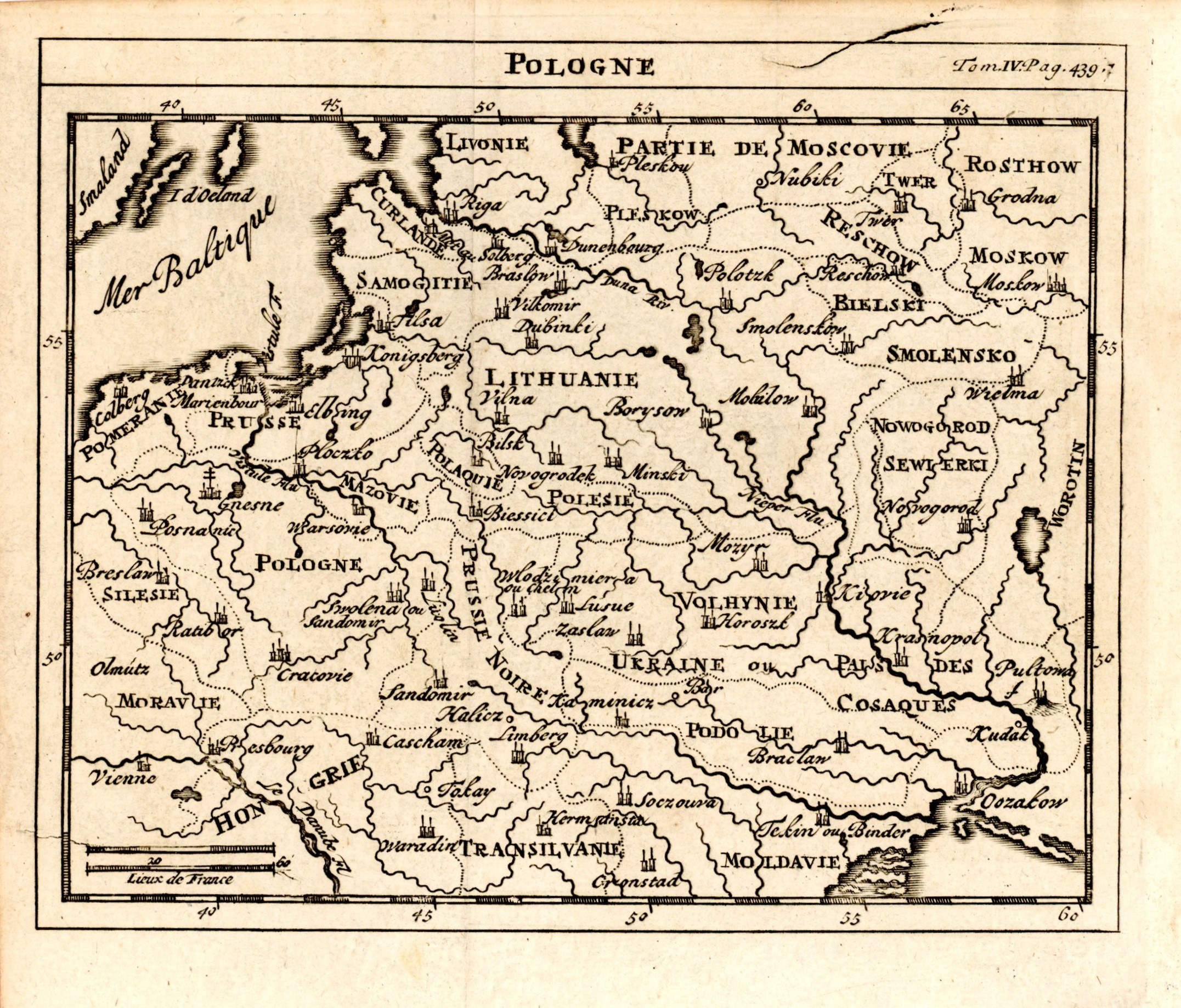 Mapa Polski, Guillaume de l’Isle, 1743 (820) - Інтернет-аукціон / Торги ...