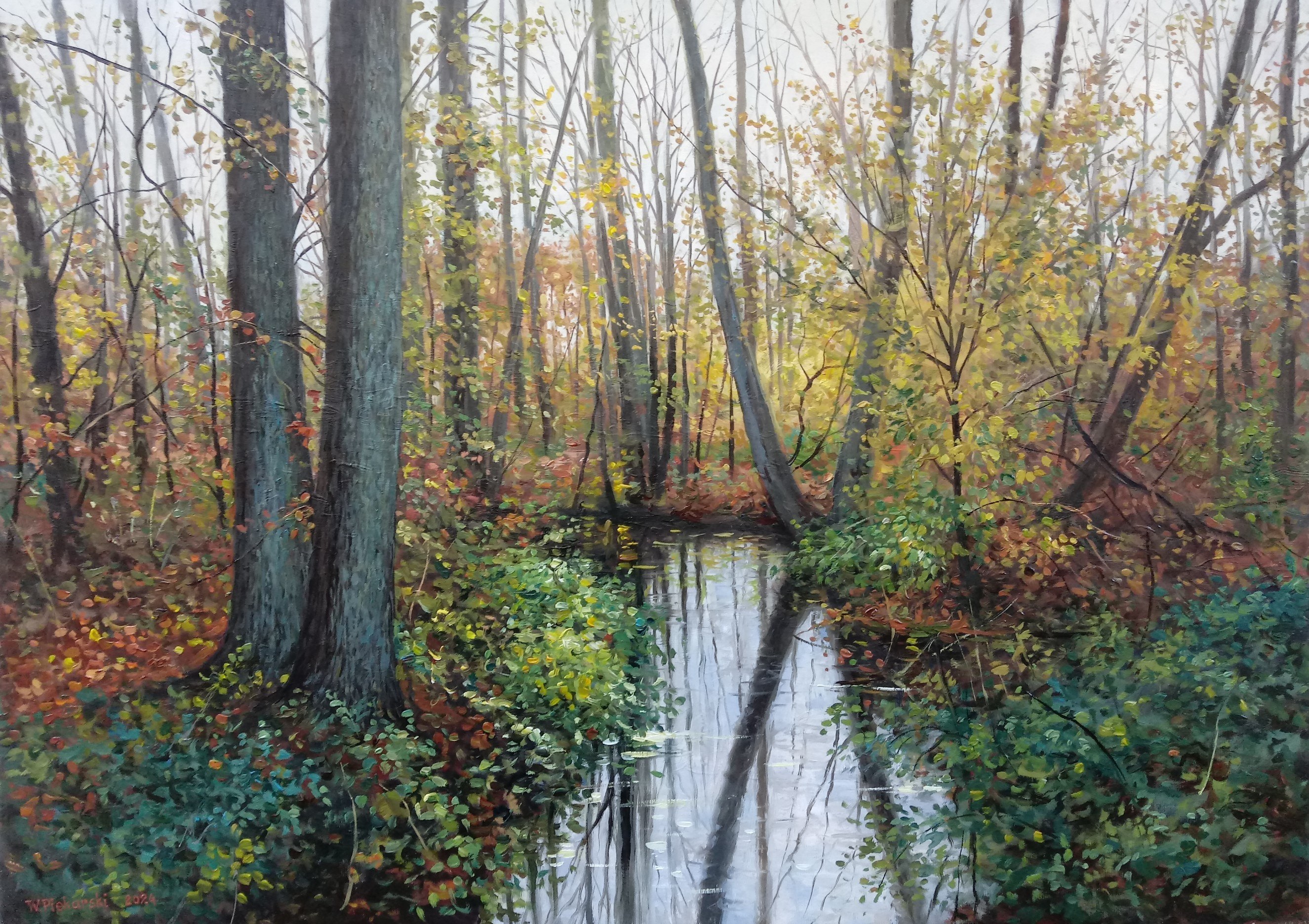 Wojciech Piekarski (ur. 1980), Jesienny strumyk, 2024 - Aukcja ...