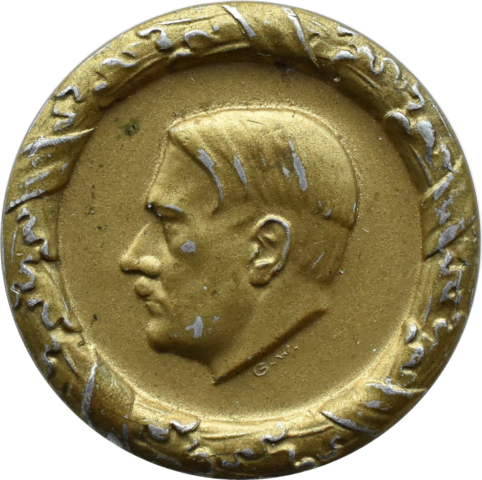Niemcy (III Rzesza), przypinka Adolf Hitler, (odmiana 4) - Aukcja ...