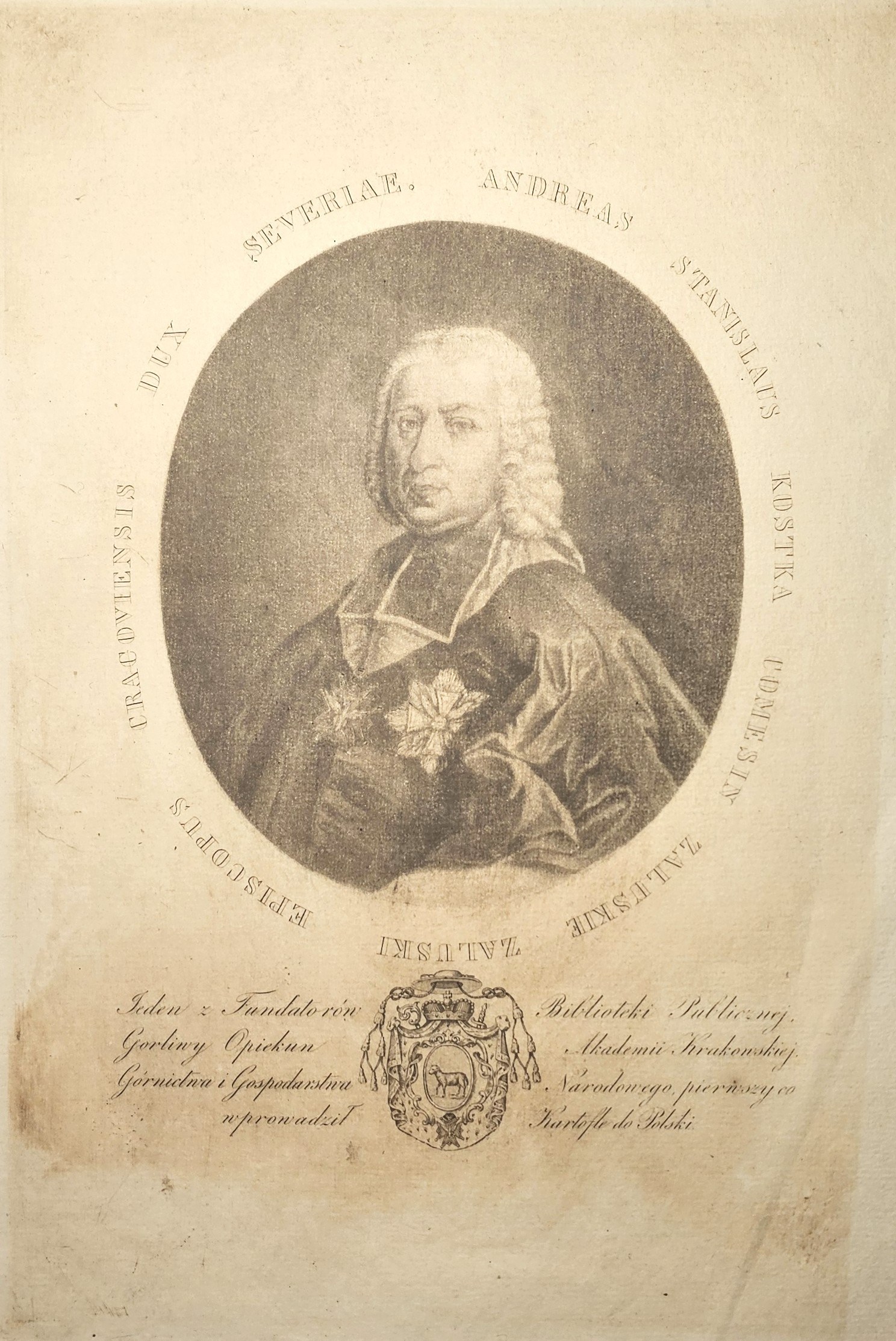 Załuski Andrzej Stanisław Kostka] Andreas Stanislaus Kostka Comesin ...