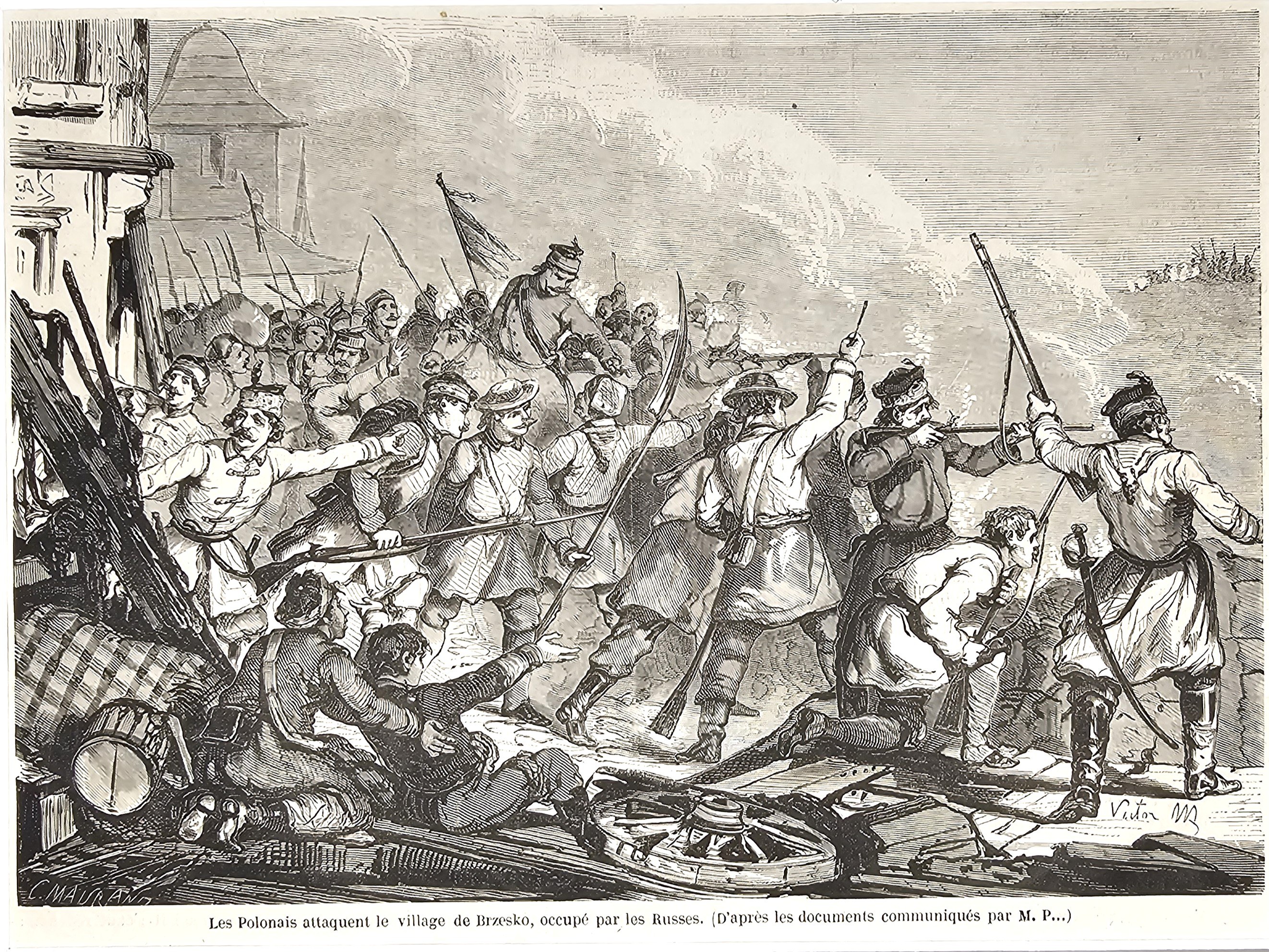 [January Uprising] Battle of Brest, 1863. - Online auction / Online ...
