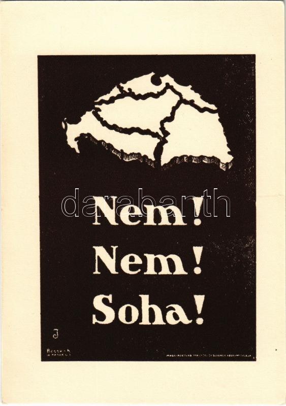 Nem! Nem! Soha! Kiadja a Magyar Nemzeti Szövetség / Hungarian irredenta ...