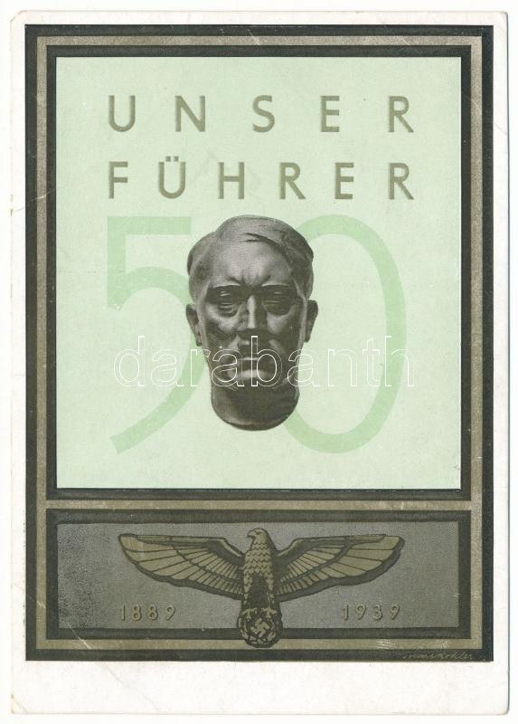1939 Unser Führer. Adolf Hitler / Náci propaganda / German Nazi ...
