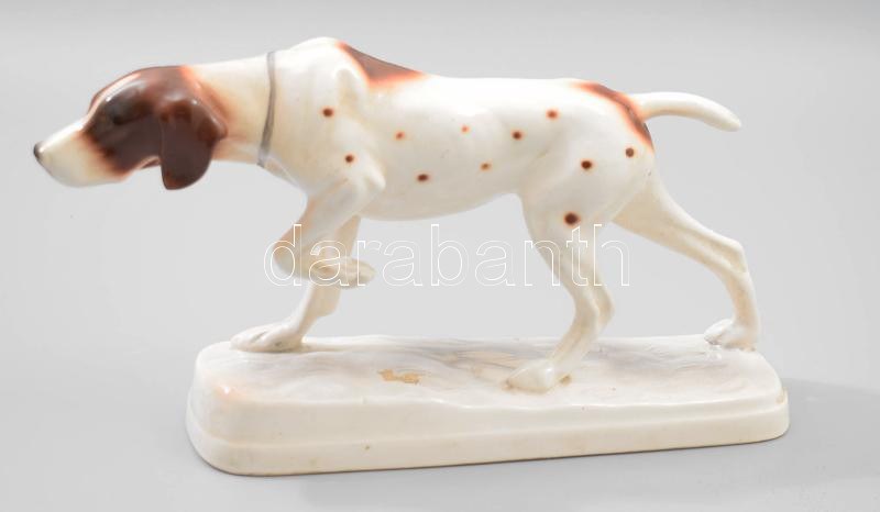 Hertwig-Katzhütte vadászkutya, jelzés nélkül, 27x14 cm - Aukcja ...