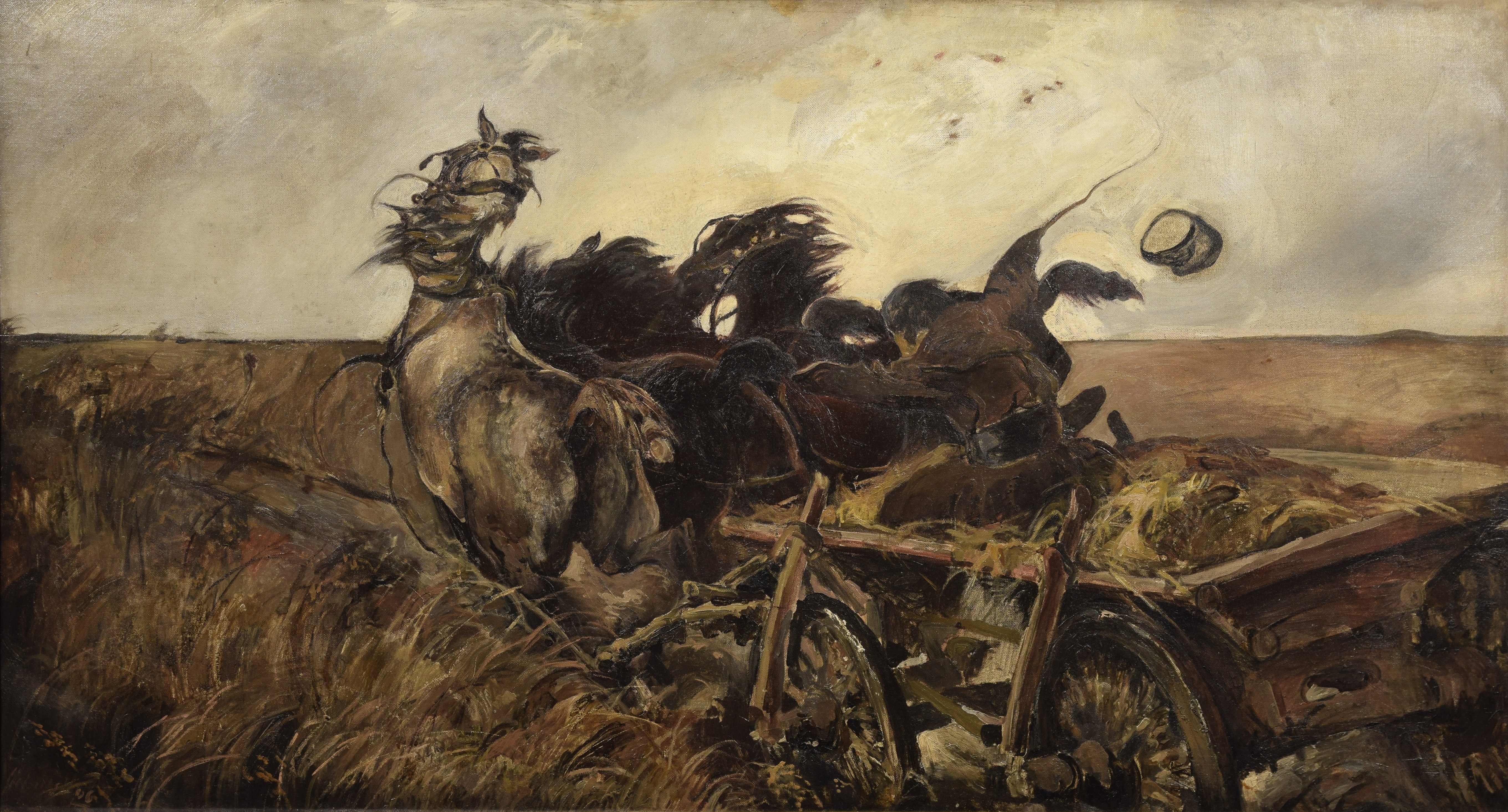 Kazimierz SICHULSKI (1879-1942), Na stepie [Czwórka], 1906 - Aukcja ...