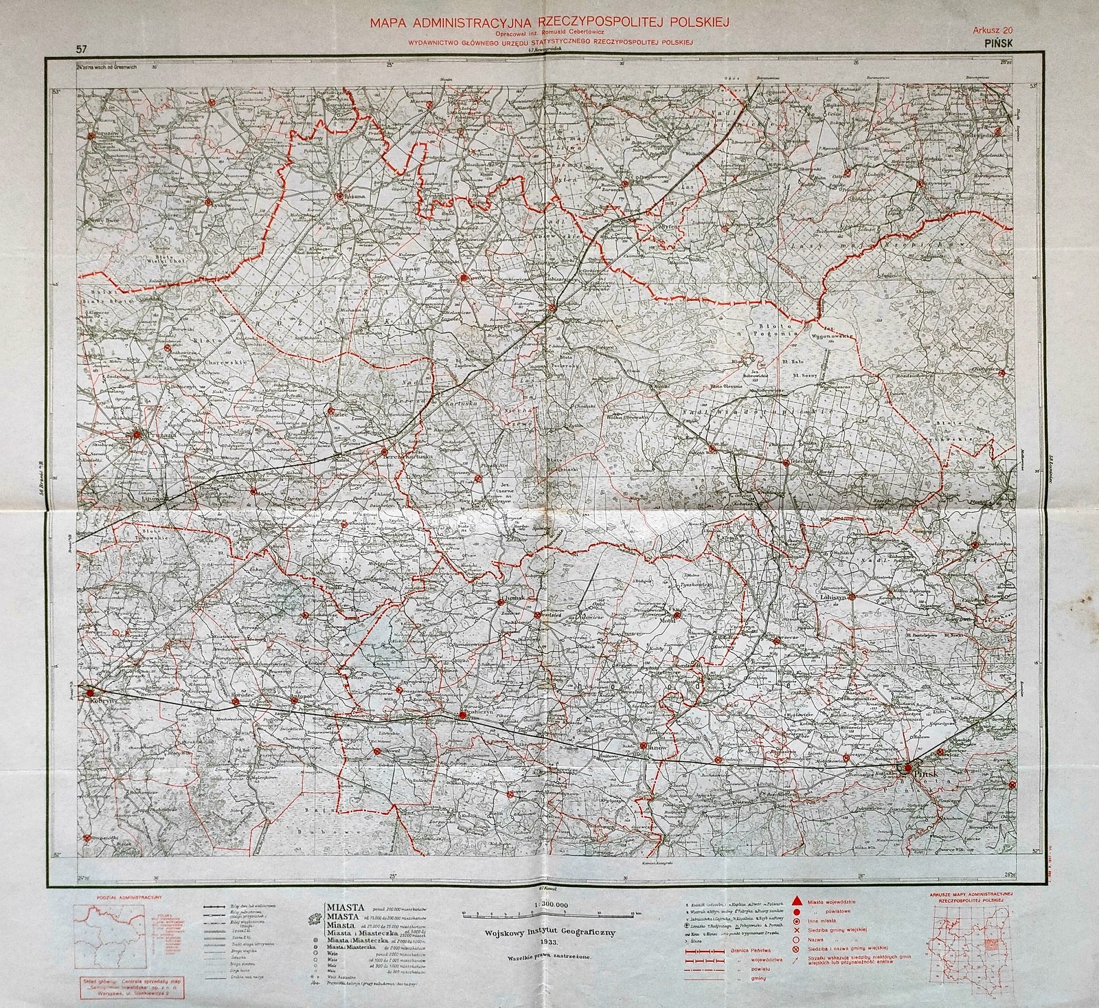 [Administrative Map of the Republic of Poland] - Military Geographical ...