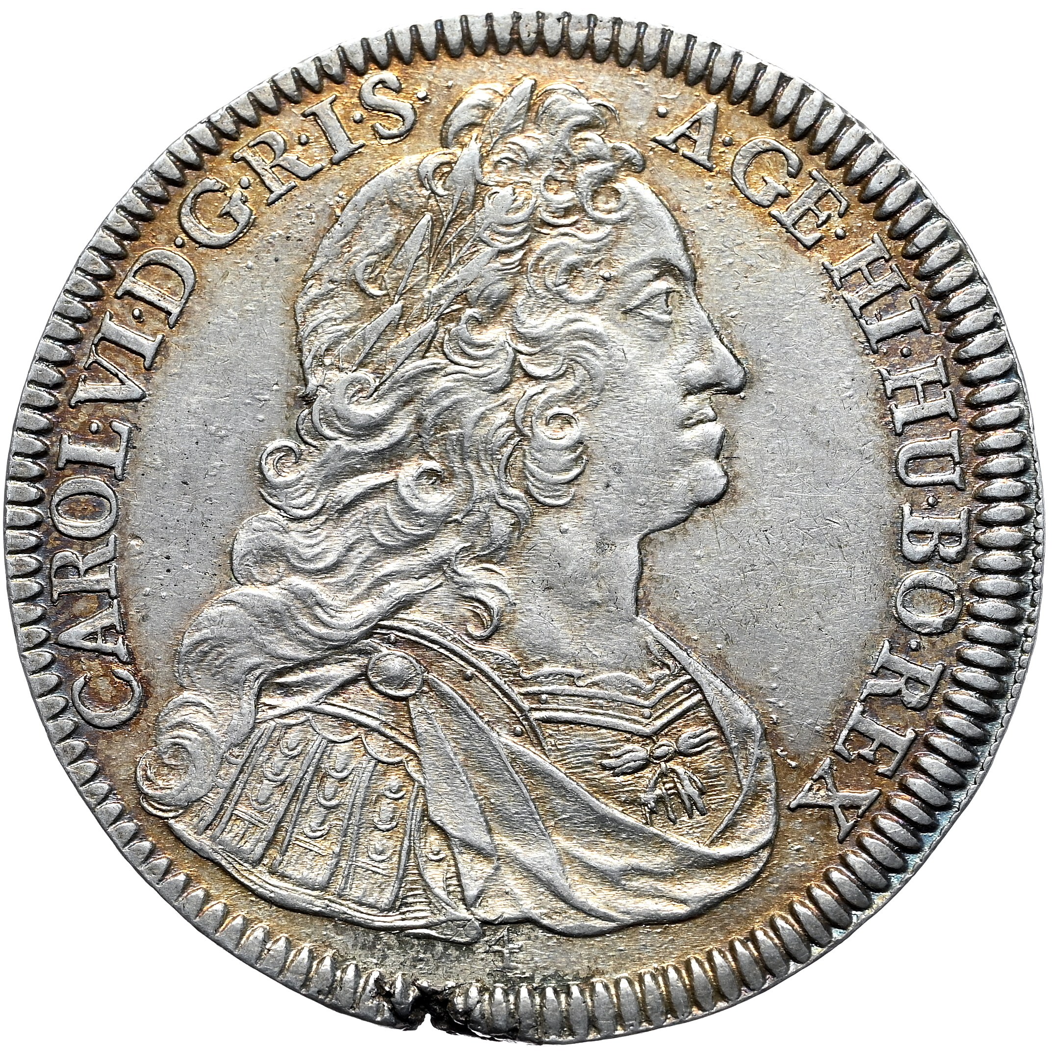 Austria, Karol VI, talar 1737, Hall - Aukcja internetowa / Licytacja ...