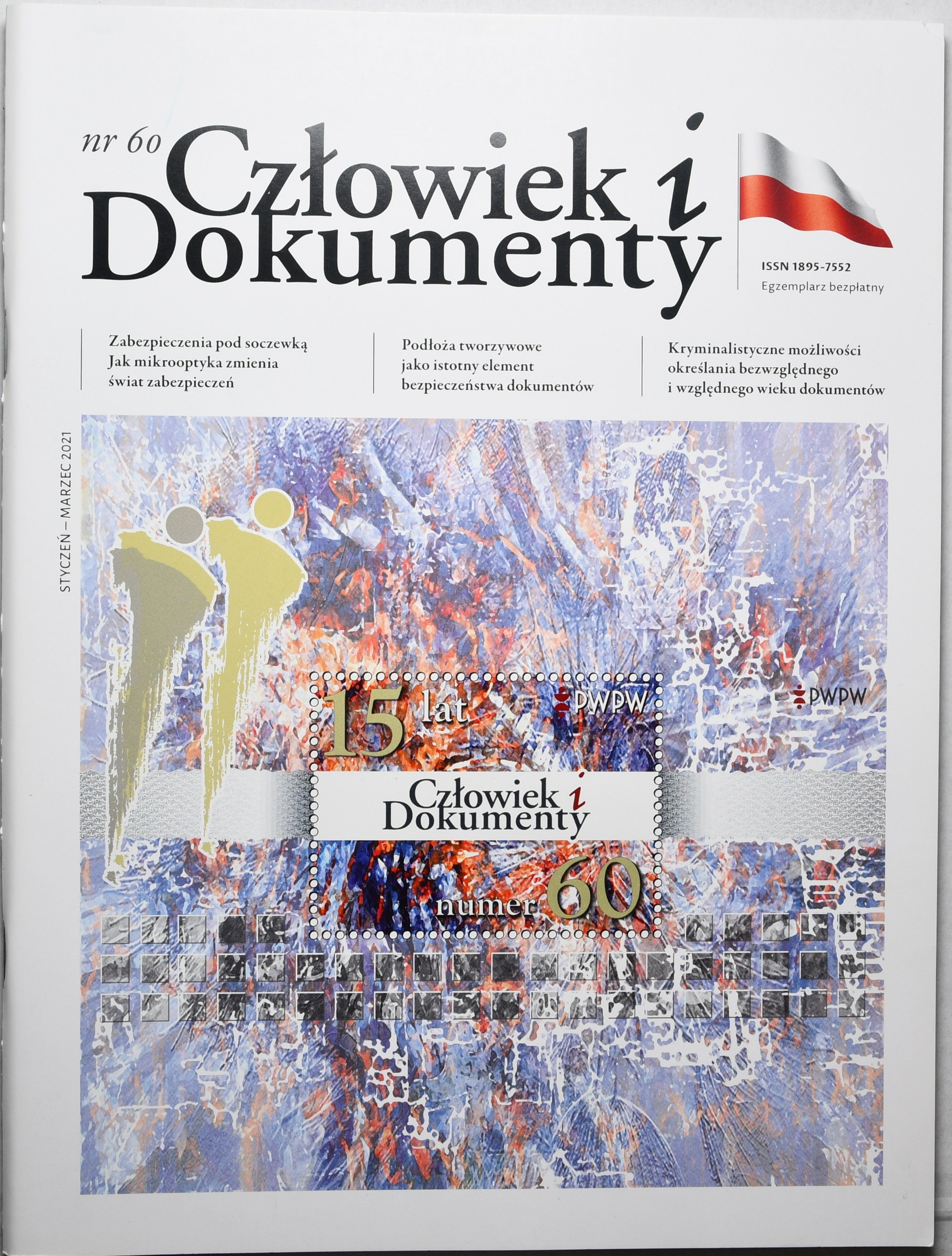 PWPW, Man and Documents No. 60, test bill - Bee, radar + Wyszynski ...