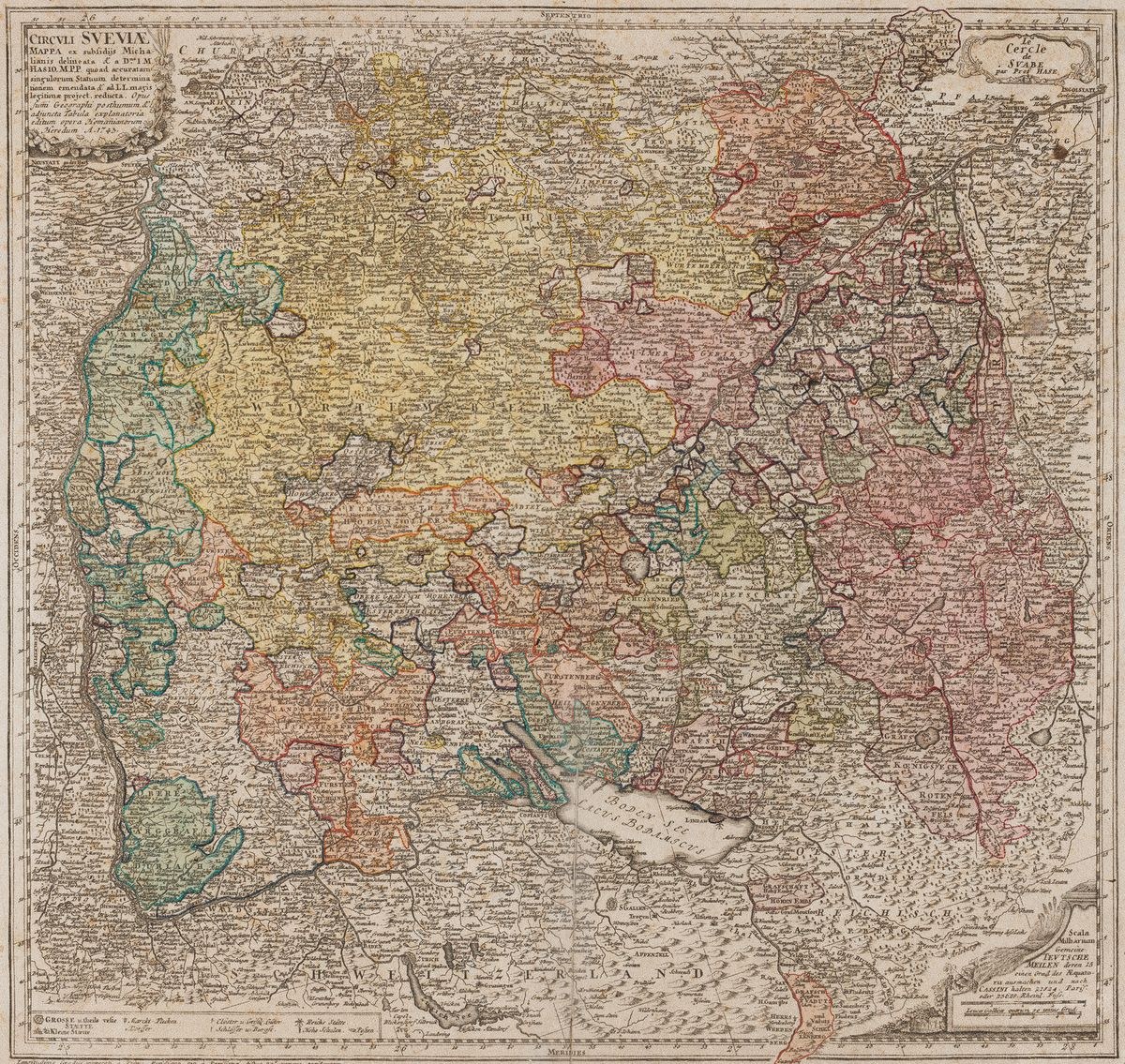 MAPA SZWABII, 1743 - Aukcja internetowa / Licytacja online - Cena - OneBid