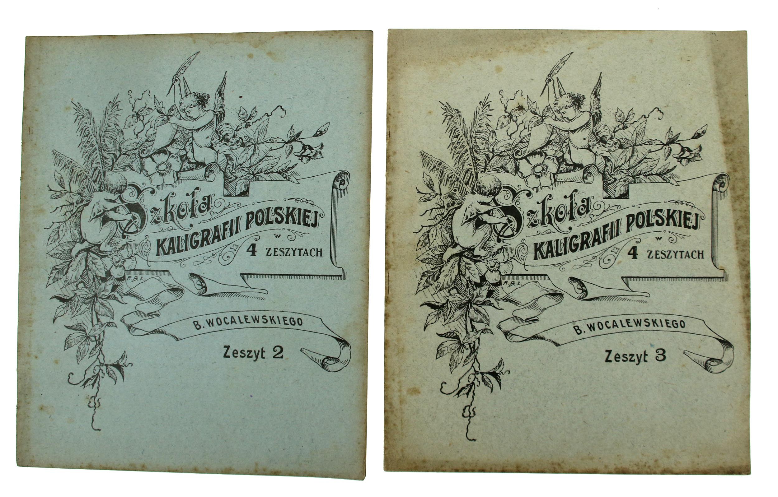 Zeszyty do kaligrafii w języku polskim (2 szt.) (867) - Aukcja ...