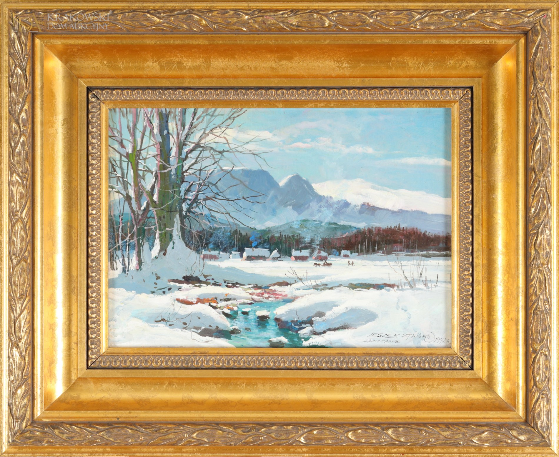 Leszek STAŃKO (1924-2011), "Widok na Giewont" (1997) - Aukcja ...