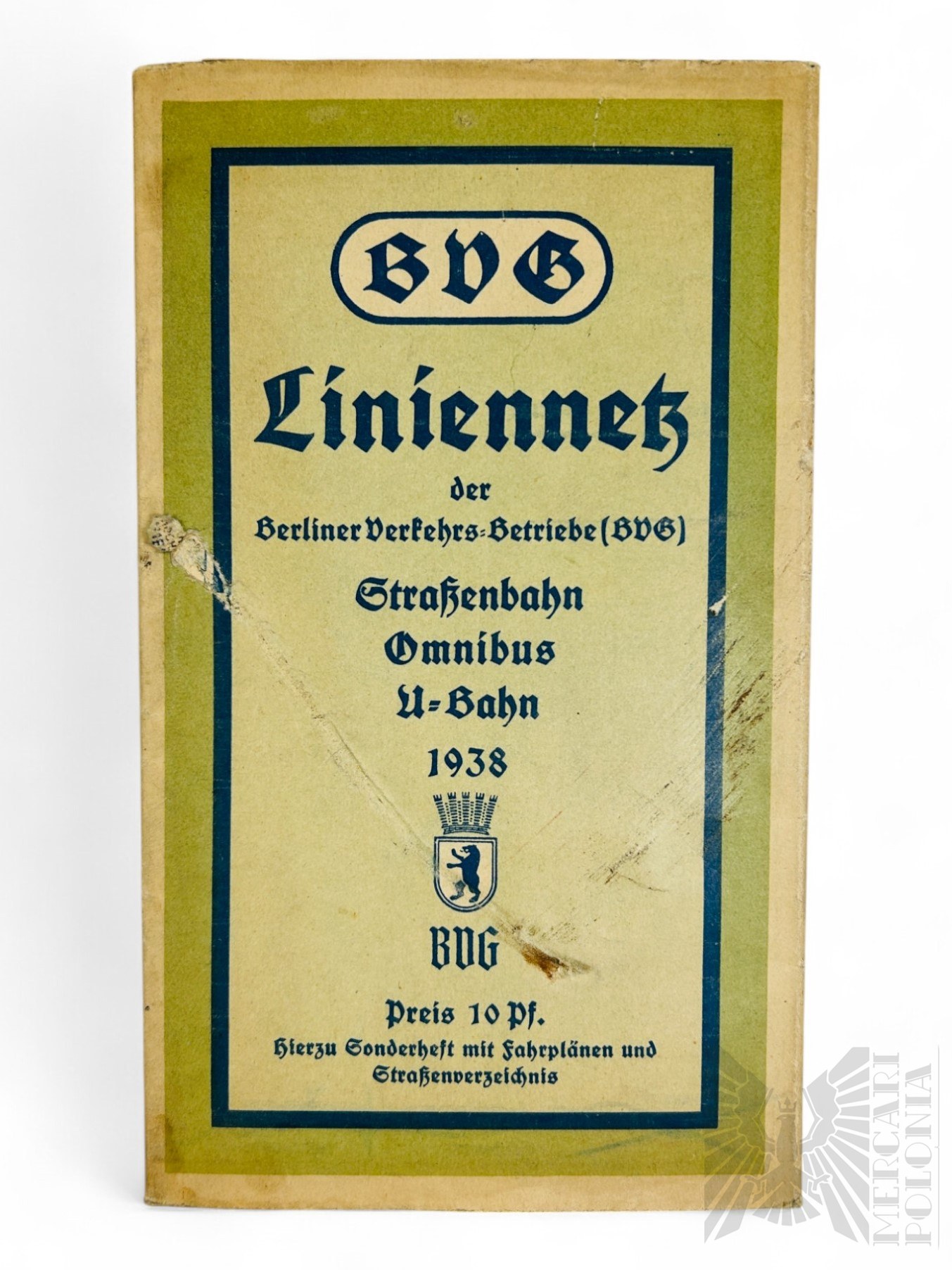 III Rzesza - Mapa Sieć Linii Tramwajowych i Autobusowych Berlina ...