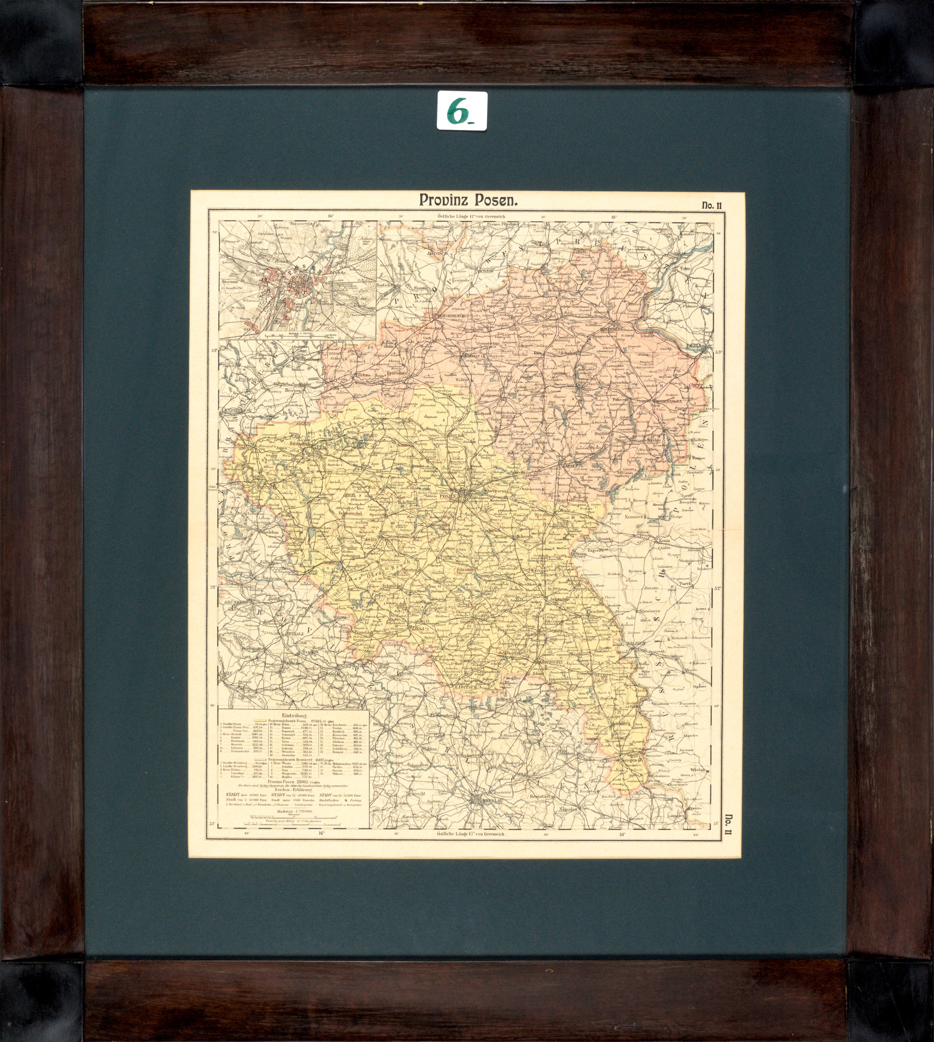 MAPA Duchy of Poznan, 19th century, MAPA Duchy of Poznan, 19th century ...