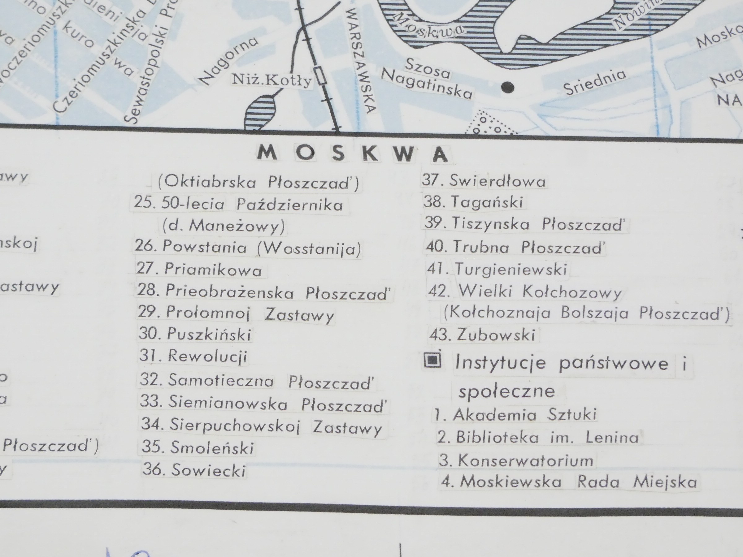 BARANOWSKI LEONARD MAPA MOSKWA 1974 MAPKA PRZEDNIA - Aukcja internetowa ...