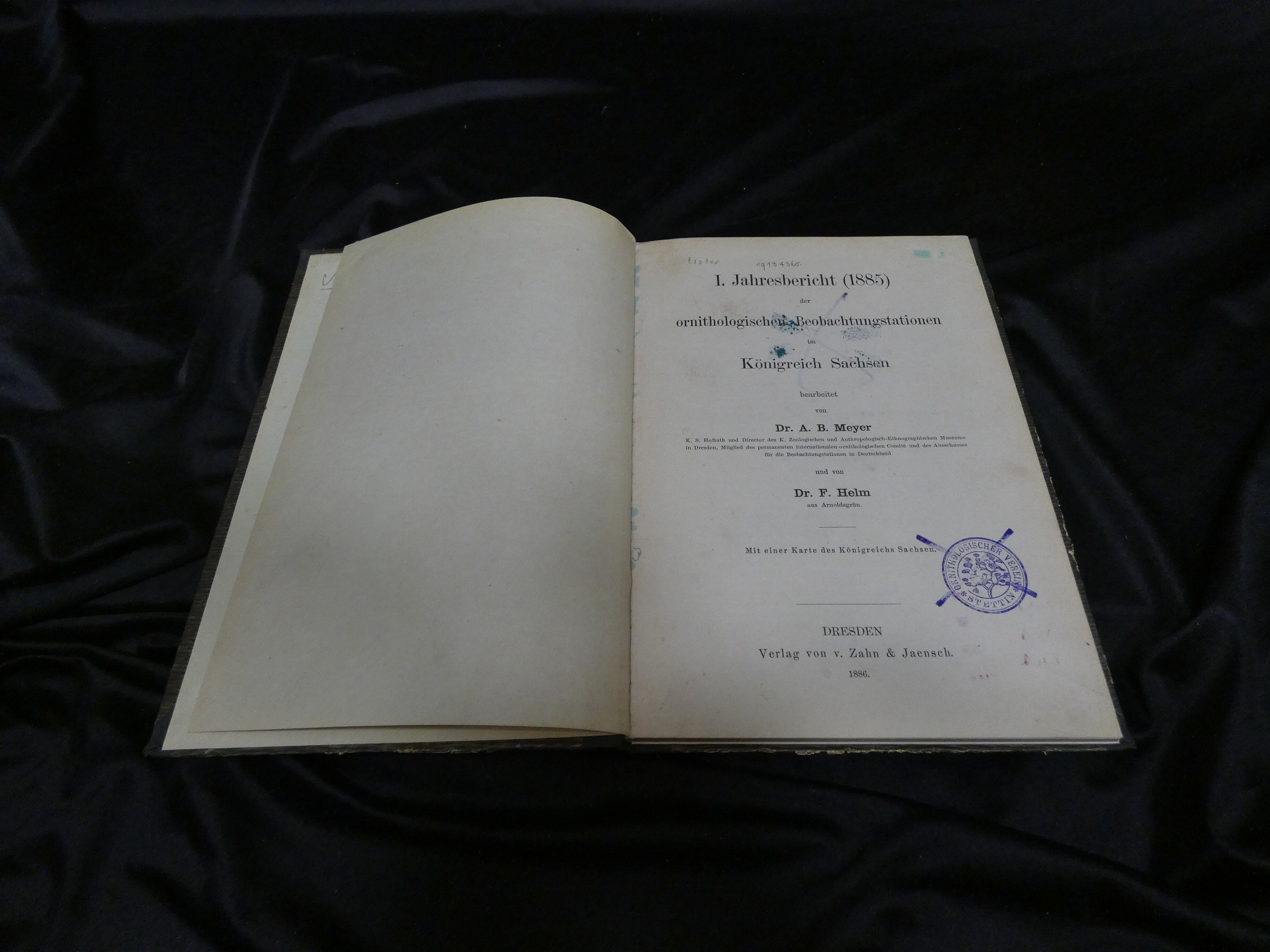 Drezno Mapa Dresden jaenicke das königreich sachsen 1886 JAHRESBERICHT ...