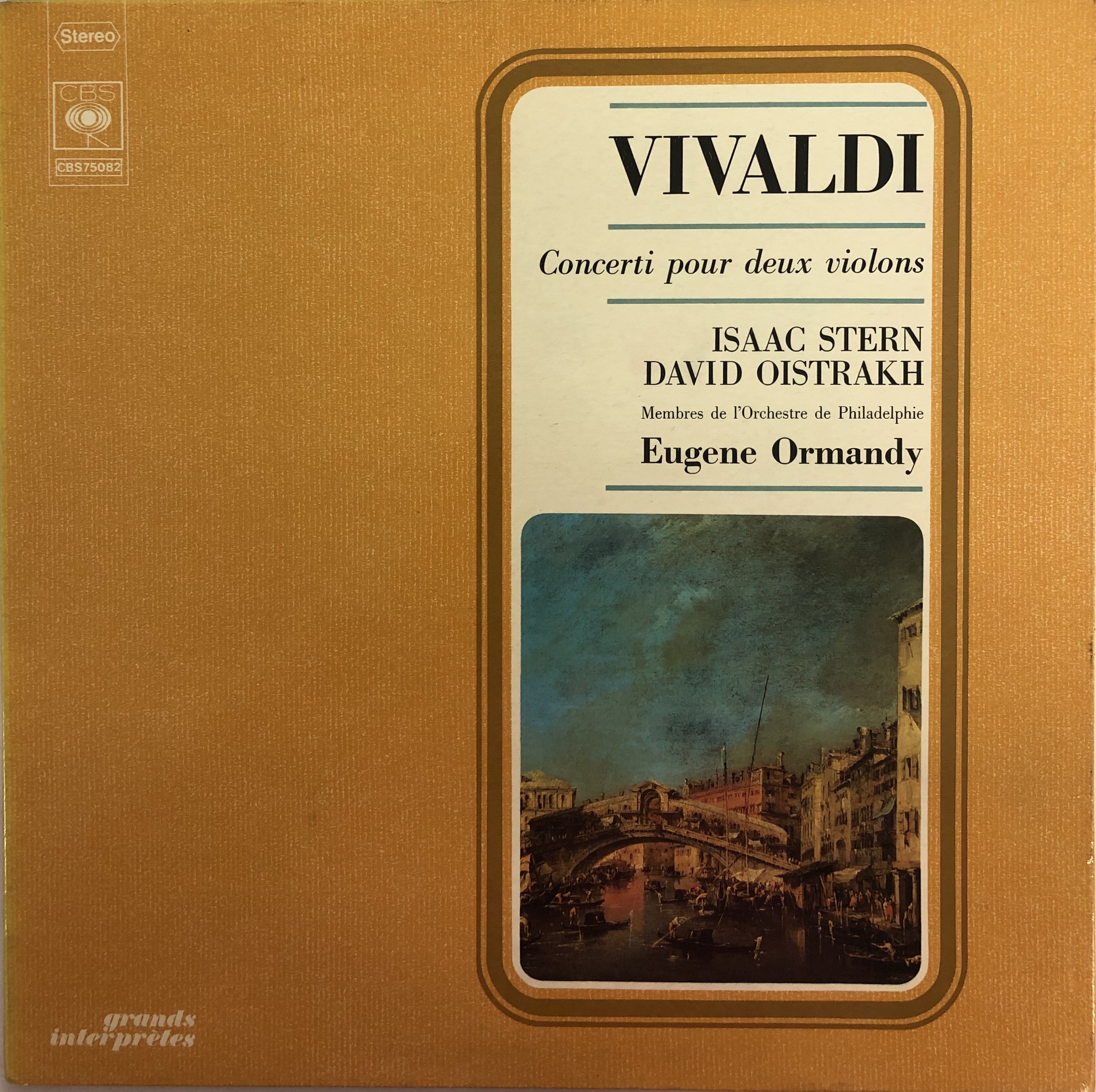 Antonio Vivaldi, Koncerty na dwoje skrzypiec, Isaac Stern, David Oistrakh, Eugene Ormandy ...