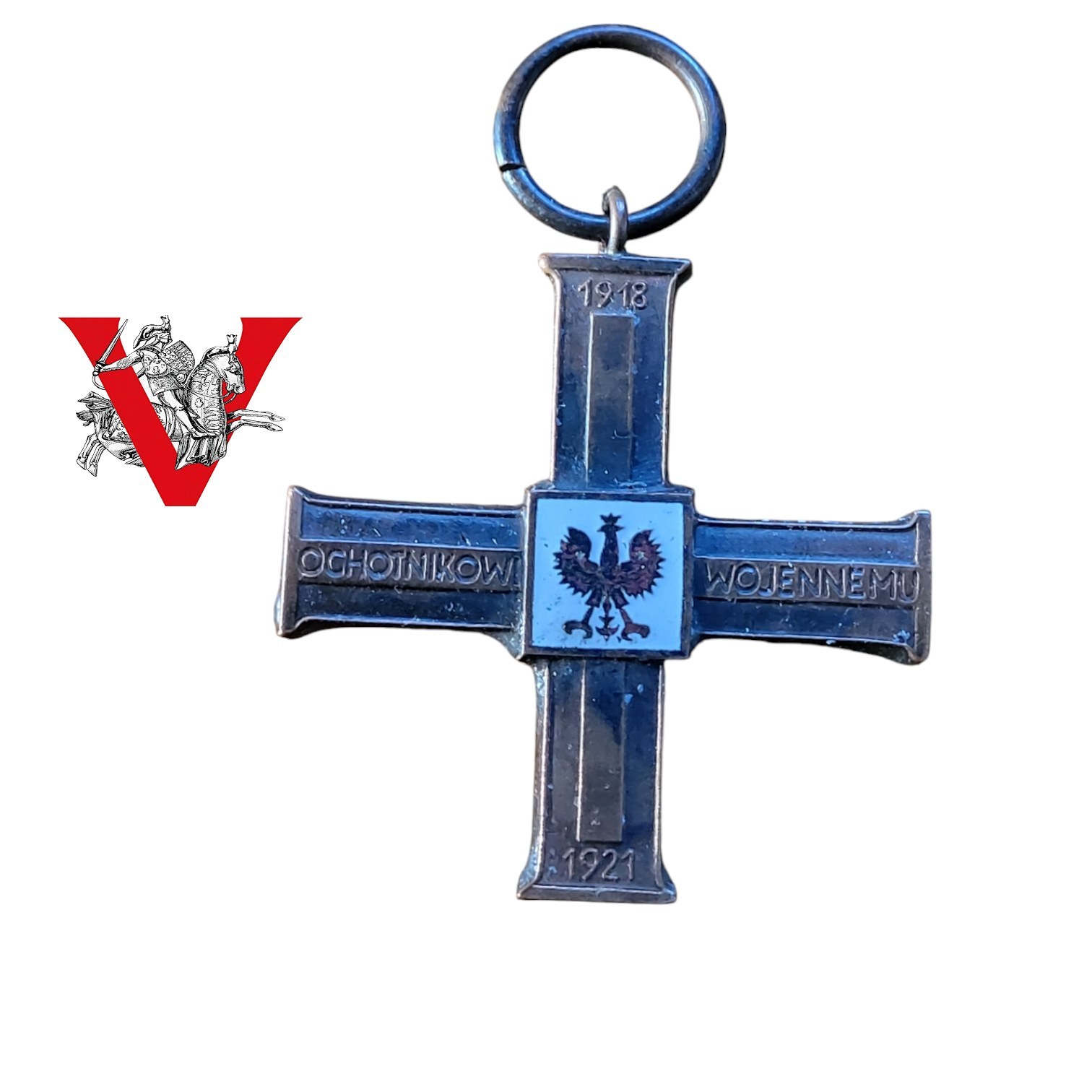 II RP, Krzyż Ochotniczy za Wojnę 1918 -1921, Ochotnikowi Wojennemu - Aukcja internetowa ...