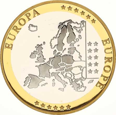 Pieczęcie według. "Skarb Narodowy", EUROPA, Mapa Zjednoczonej Europy ...